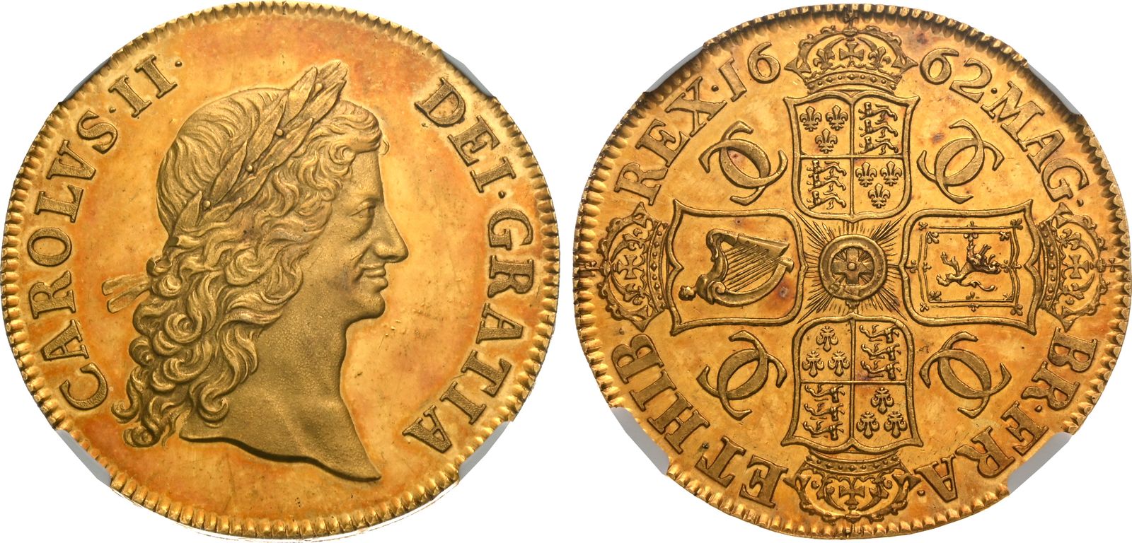STUART. Charles II. 1660-1685. Proof AV Pattern Crown (39mm, 52.74 g ...