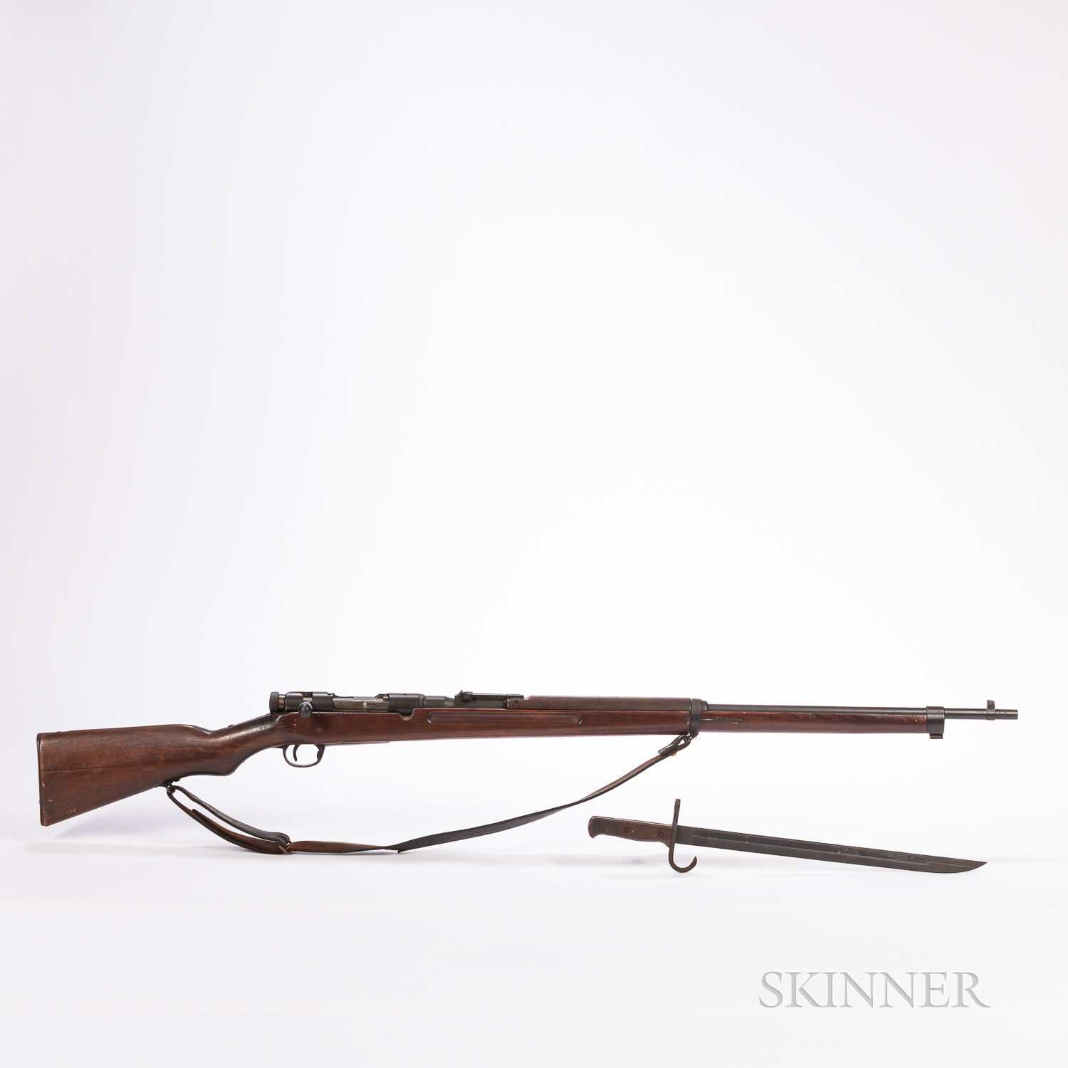 Arisaka Type 38 Bolt-action Rifle with Bayonet | Barnebys