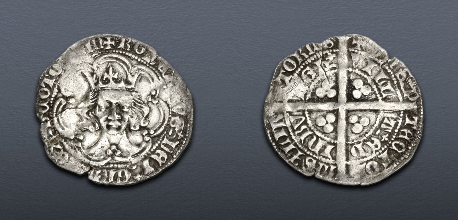 SCOTLAND. Robert III. 1390-1406. AR Groat (27mm, 2.82 g, 4h). Heavy ...