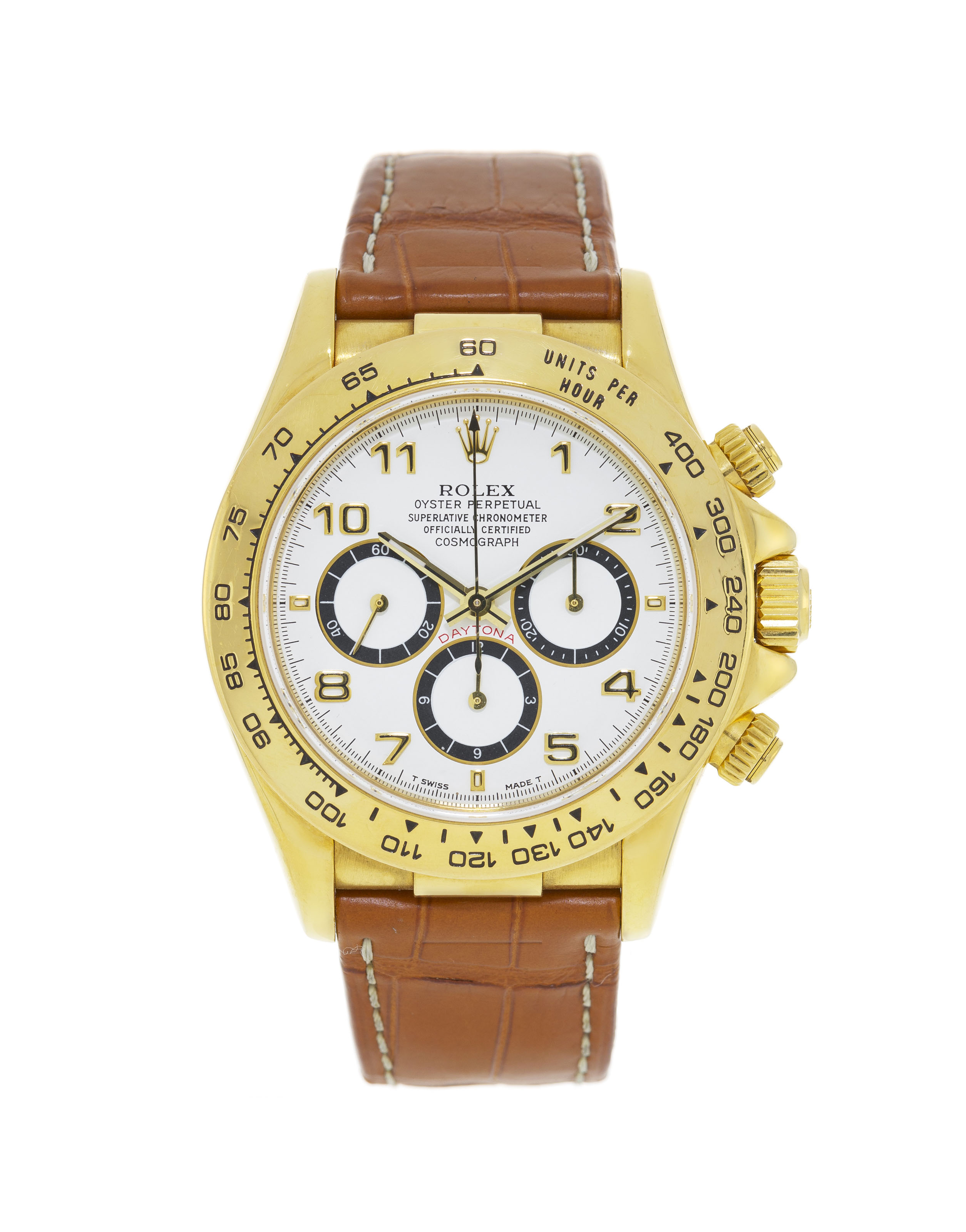 Rolex, Daytona, Cosmograph, réf 16518/16500, montre chronographe en or ...