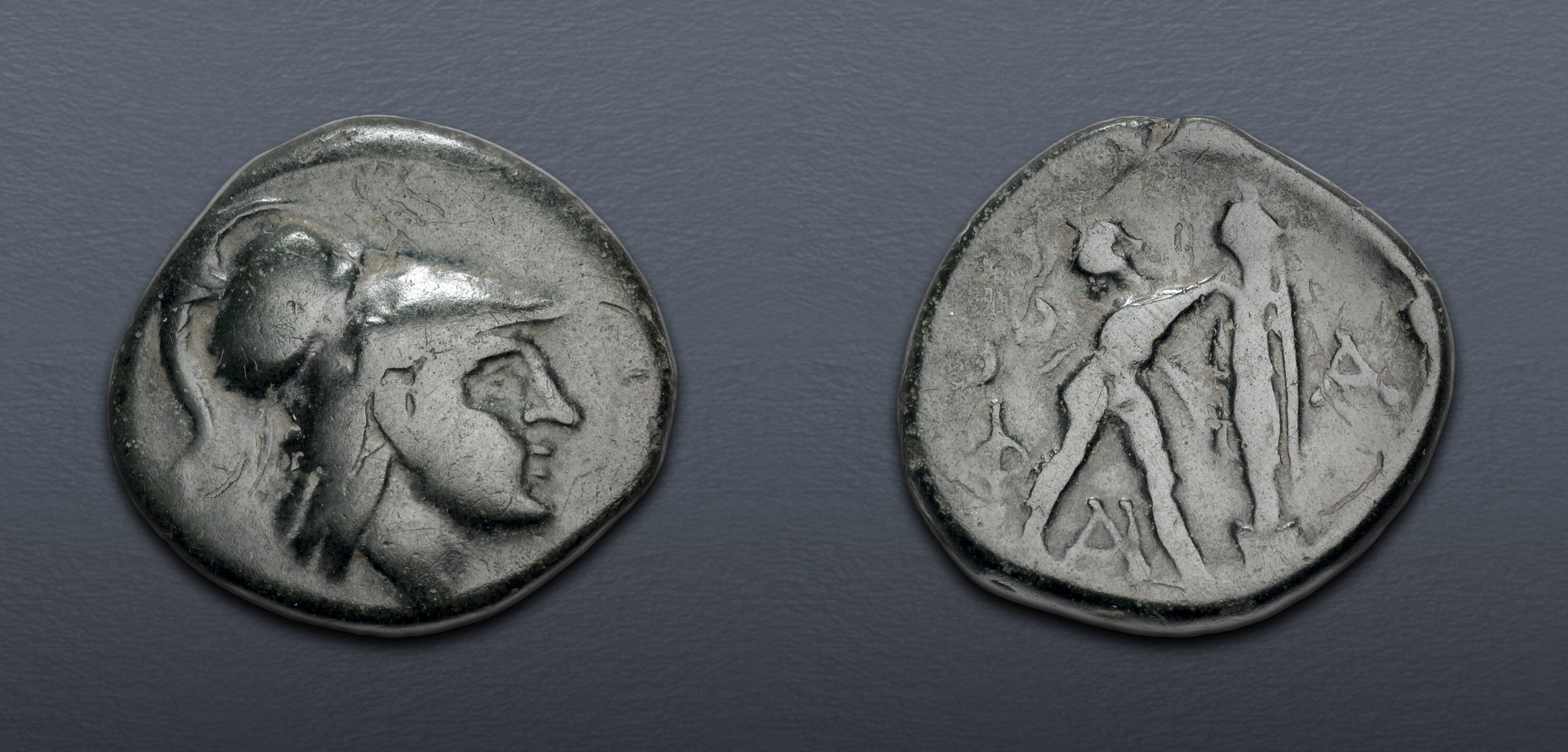 KINGS of MACEDON. Antigonos II Gonatas. 277/6-239 BC. Æ Unit (21.5mm, 7 ...