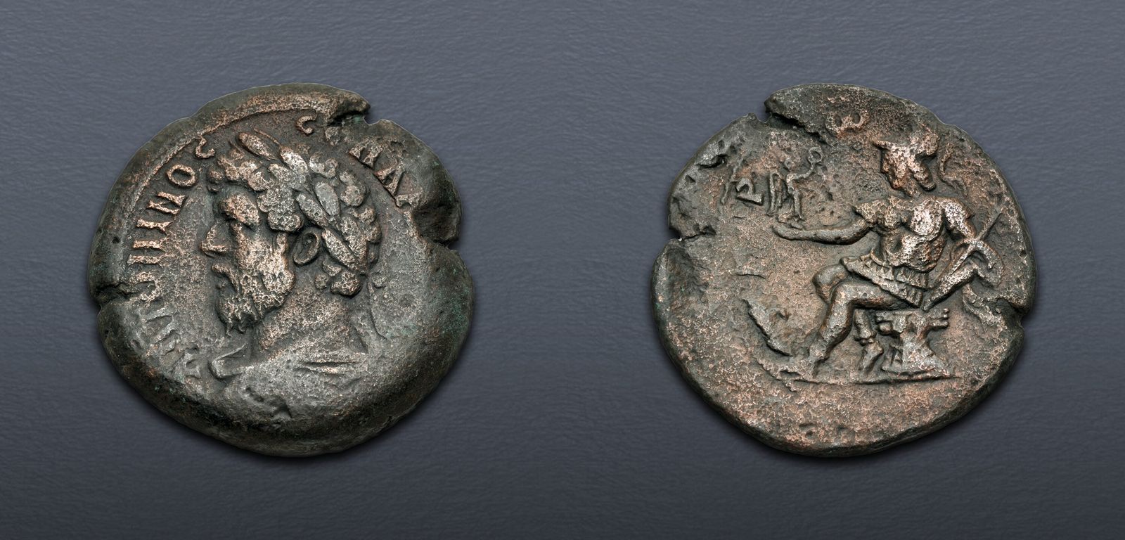 EGYPT, Alexandria. Marcus Aurelius. AD 161-180. Æ Drachm (32.5mm, 21.48 ...