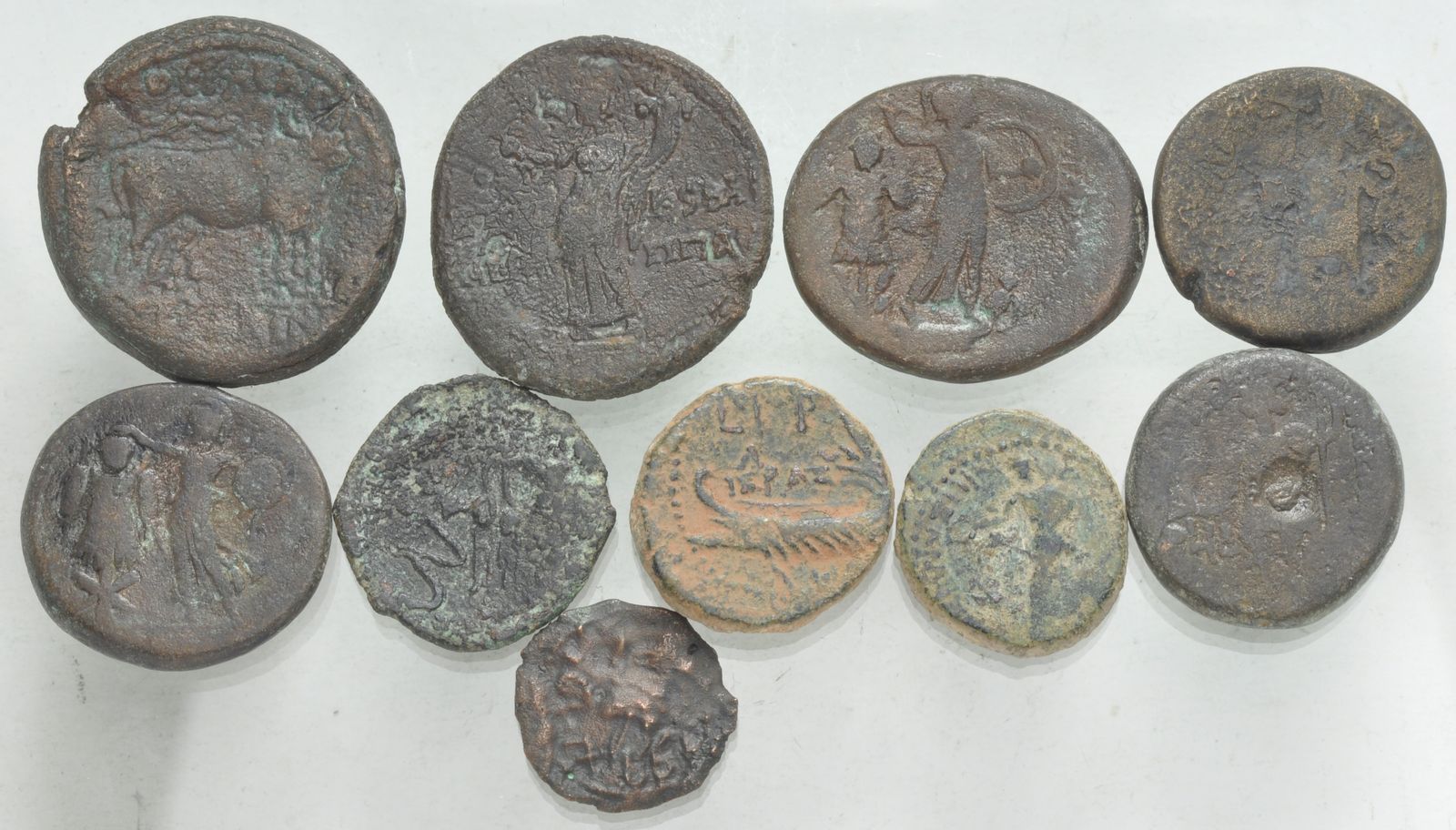 ROMAN. Provincial. Lot of ten (10) bronze issues. | Classical ...