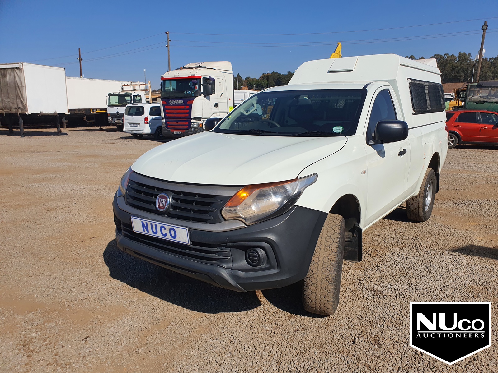 2018 FIAT 2.4MPI MANUAL SINGLE CAB LDV - WITH CANOPY | NUco Auctioneers