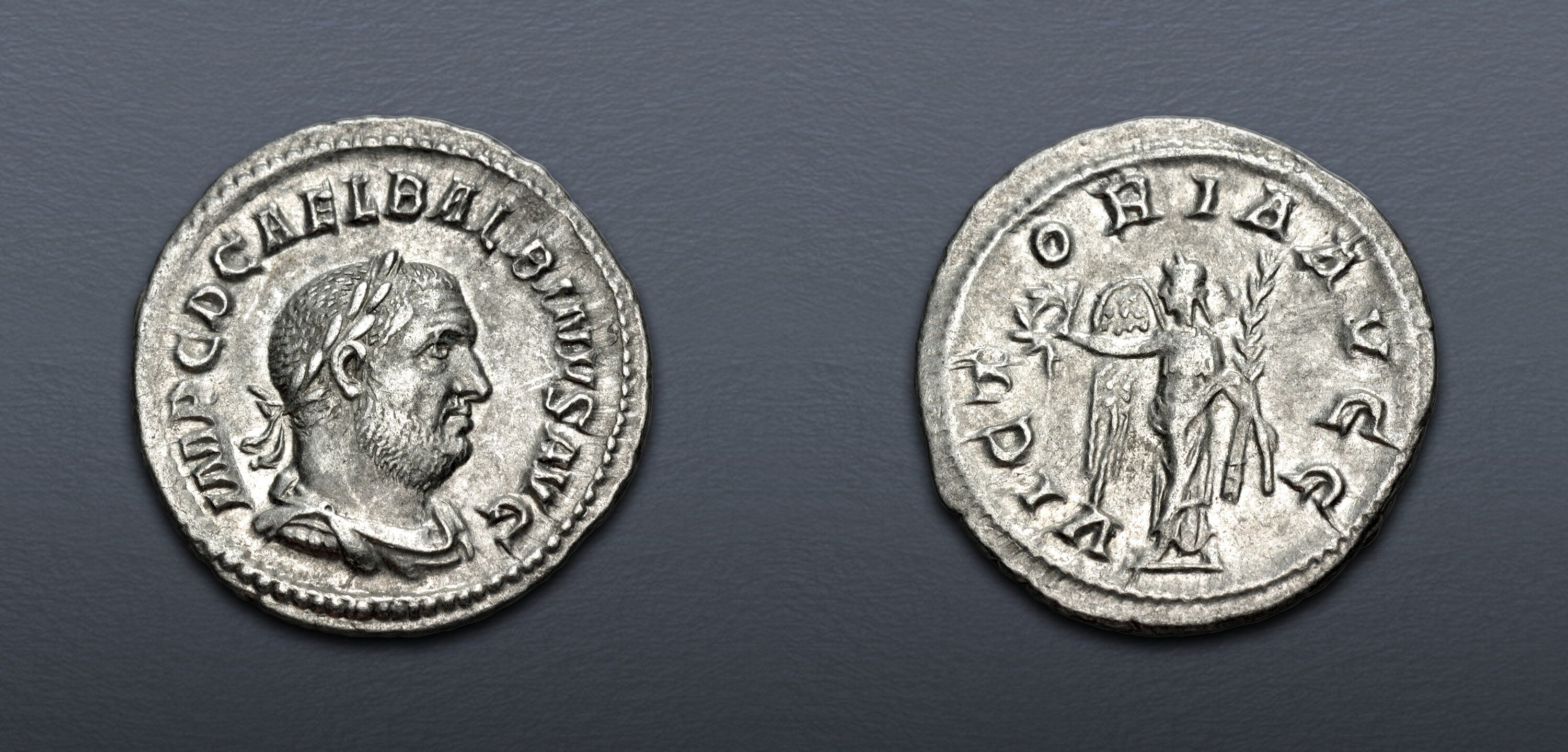 Balbinus. AD 238. AR Denarius (20mm, 2.14 g, 6h). Rome mint. 1st ...