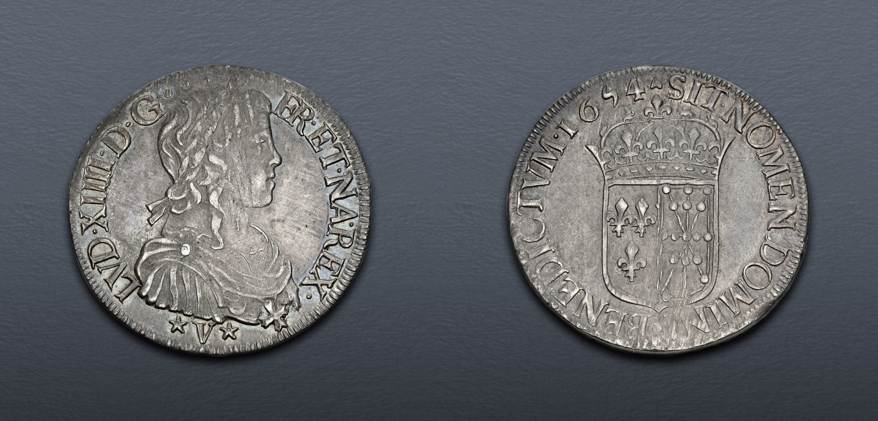 FRANCE, Royal. Louis XIV le Roi Soleil (the Sun King). 1643–1715. AR ...