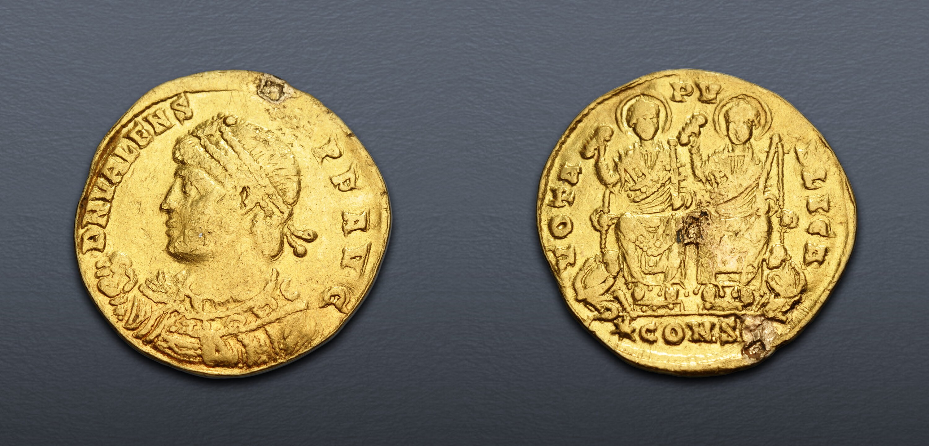 Valens. AD 364-378. AV Solidus (19.5mm, 4.07 g, 6h). Constantinople ...