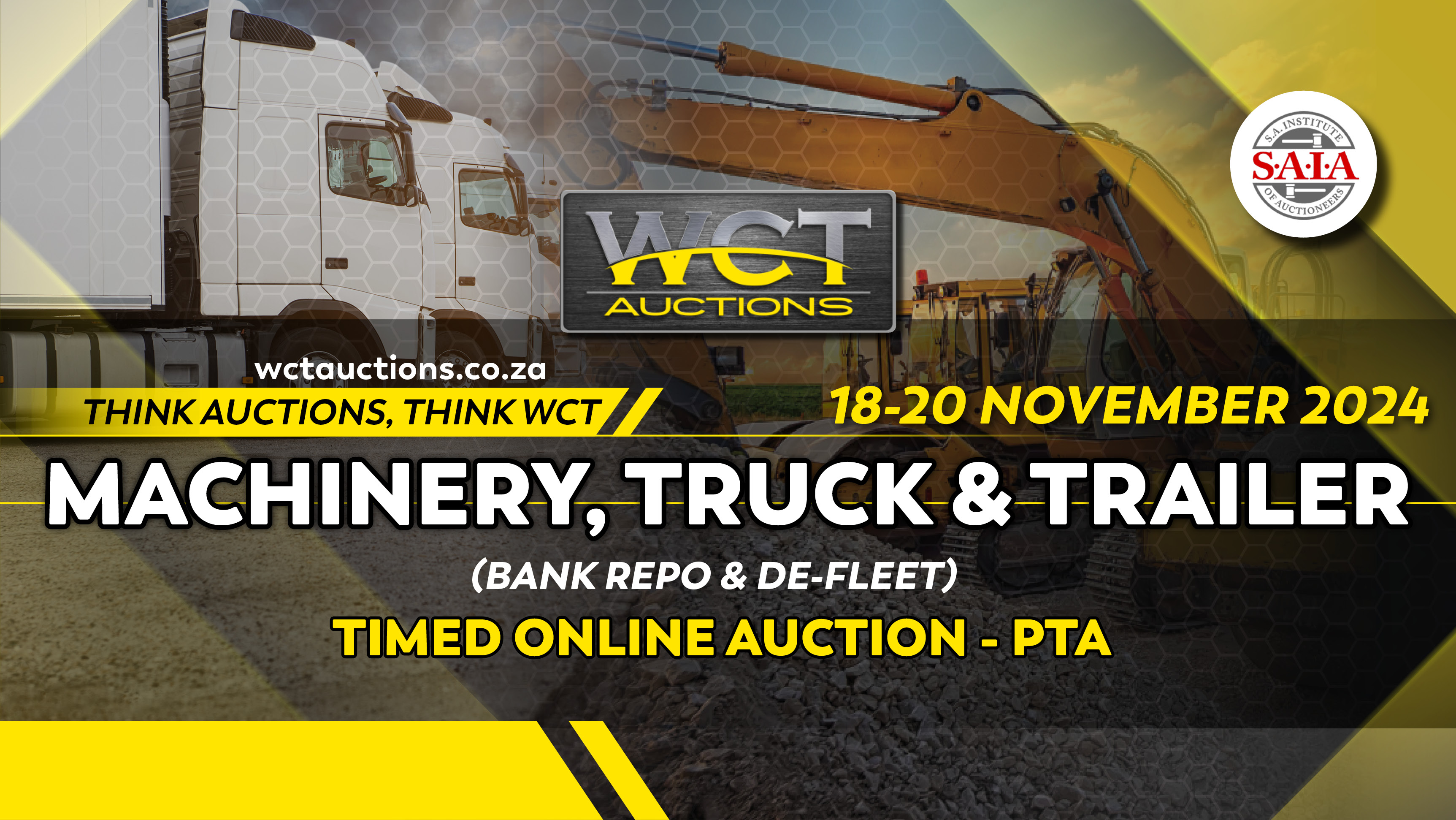 MACHINERY, TRUCK & TRAILER (BANK REPO & DE FLEET) TIMED ONLINE AUCTION ...