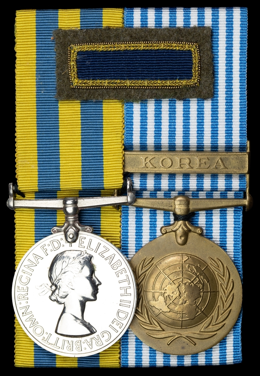 Pair: Private E. C. Thorne, Gloucestershire Regiment Korea 1950-53 ...