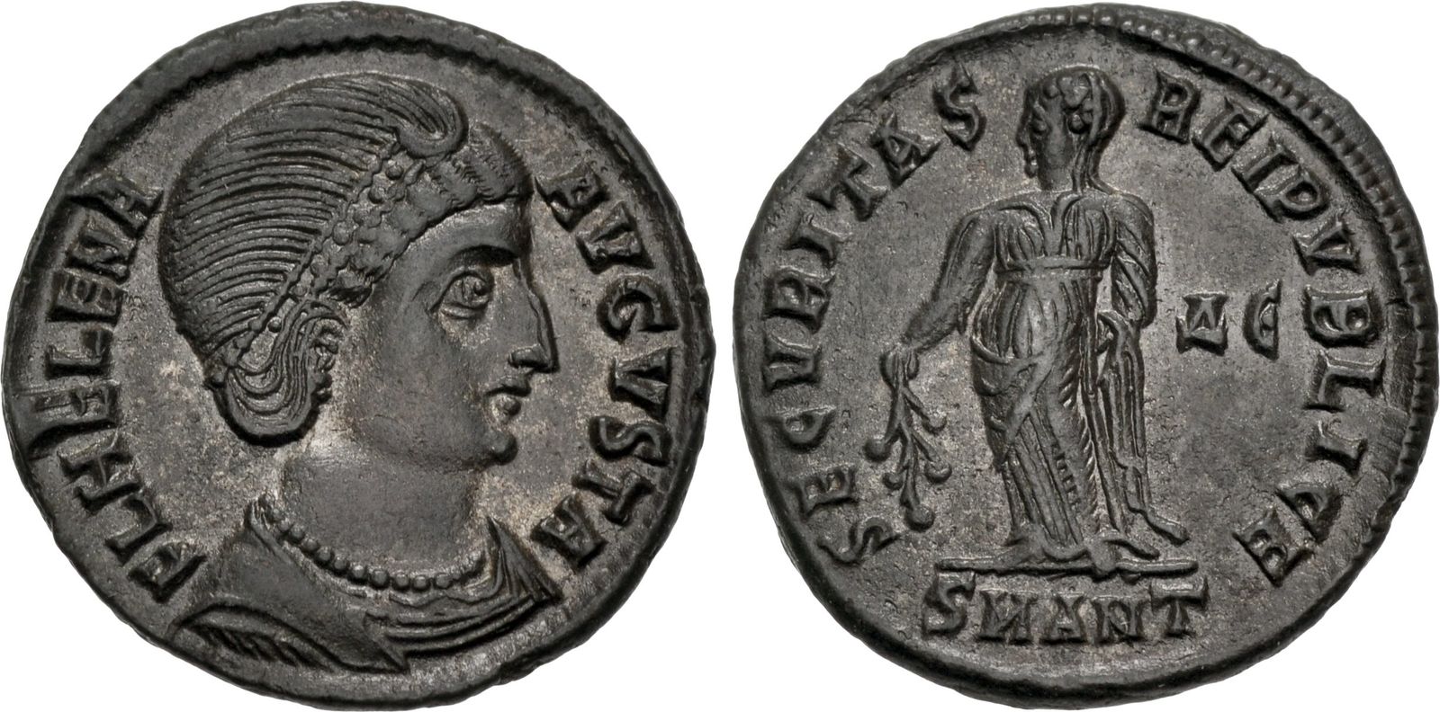 Helena. Augusta, AD 324-328/30. Æ Follis (18.5mm, 2.86 g, 6h). Antioch ...