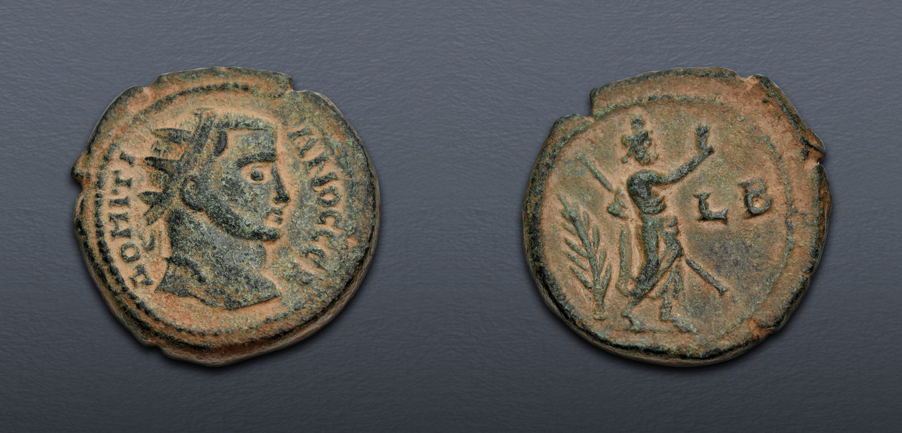 EGYPT, Alexandria. Domitius Domitianus. Usurper, AD 297-298. Potin ...