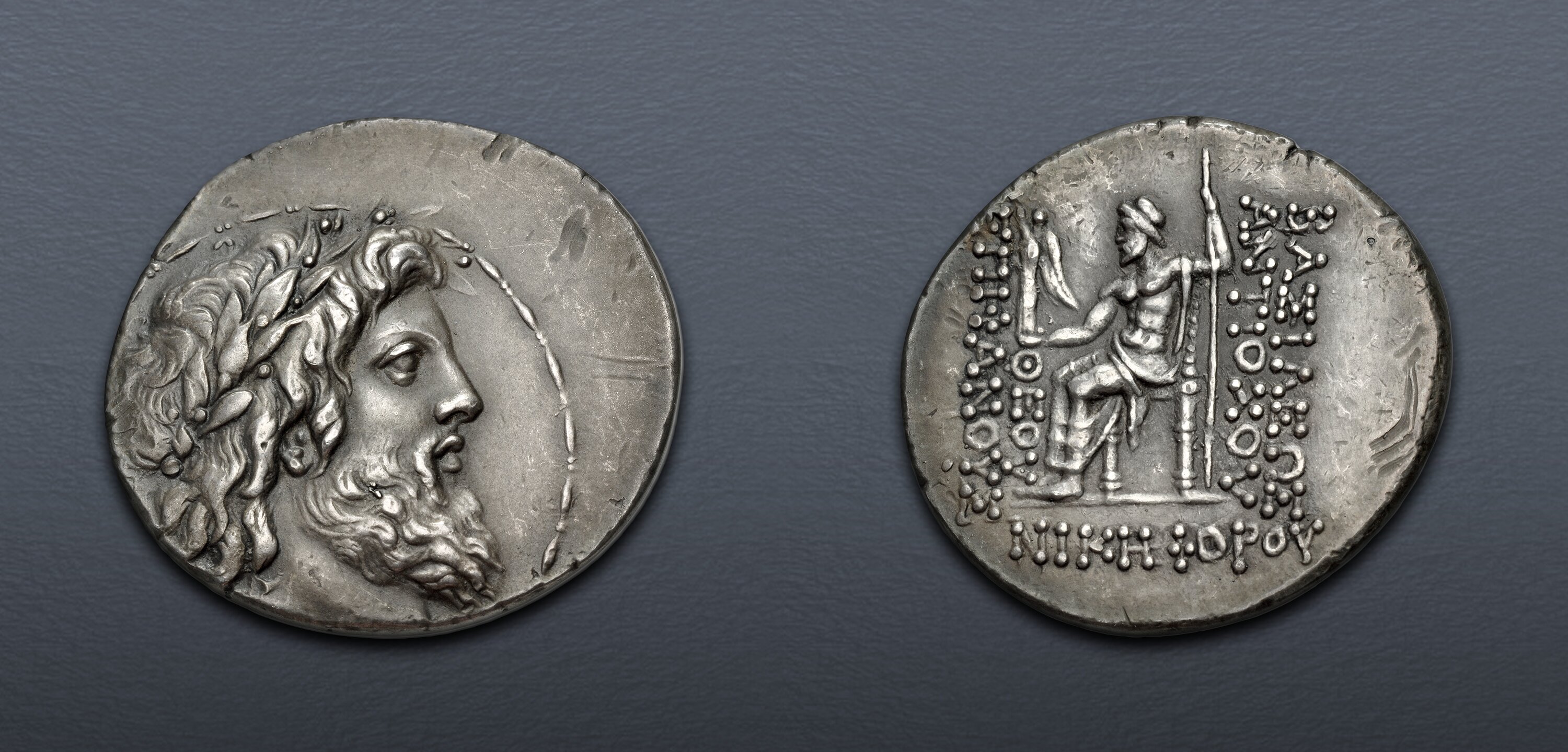 GREEK, SELEUKID EMPIRE. Antiochos IV Epiphanes. 175-164 BC. Cast from ...