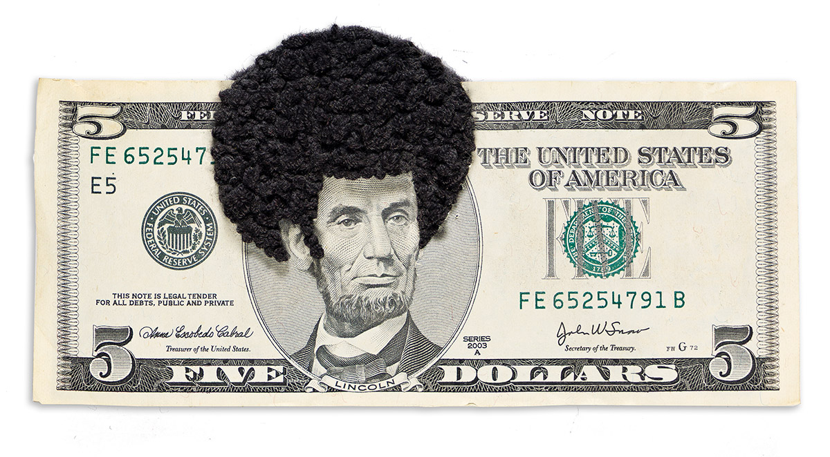 SONYA CLARK (1967 - ) Afro Abe II. | Swann Galleries App