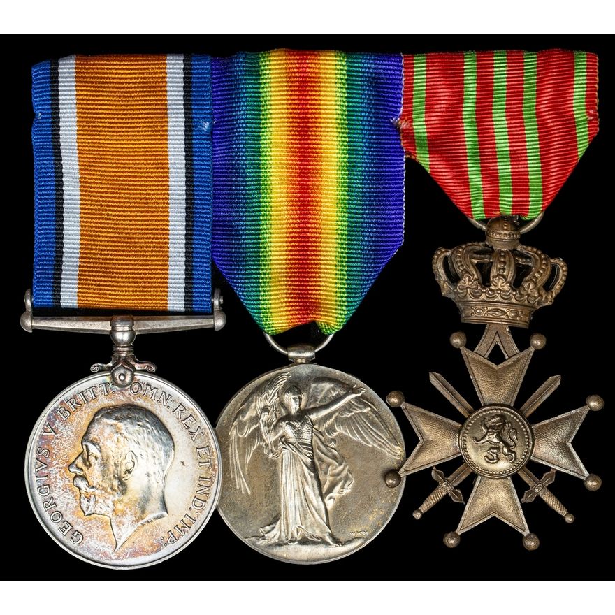A Great War Pair awarded to Corporal A. J. Hamm, Royal Garrison ...