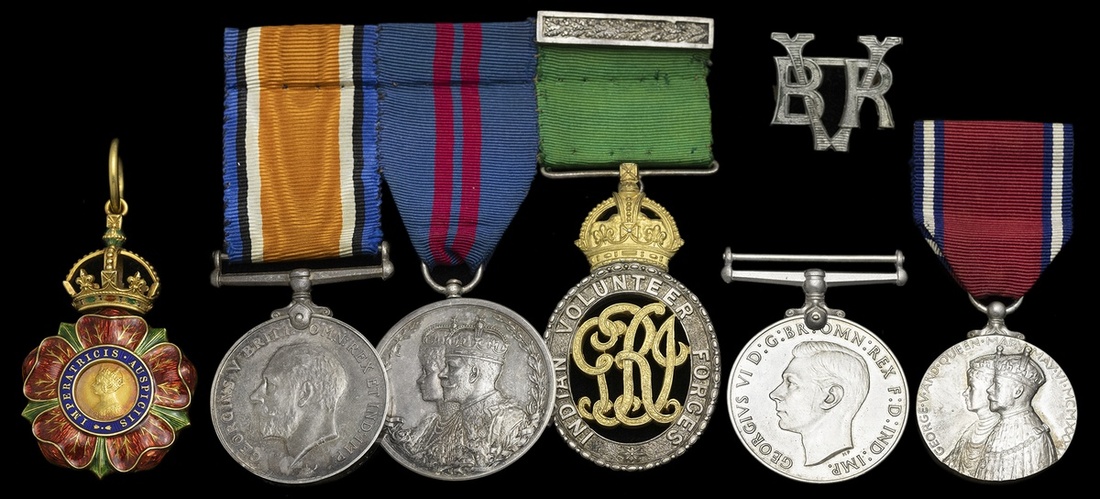 The 'Indian Defence Force 1919' C.I.E. group of six awarded to ...