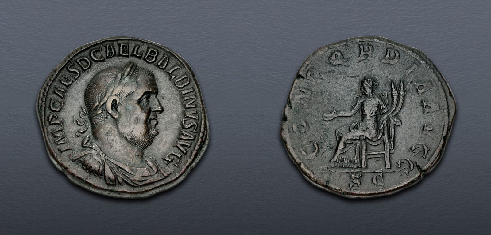 Balbinus. AD 238. Æ Sestertius (30mm, 23.11 g, 12h). Rome mint. 1st ...