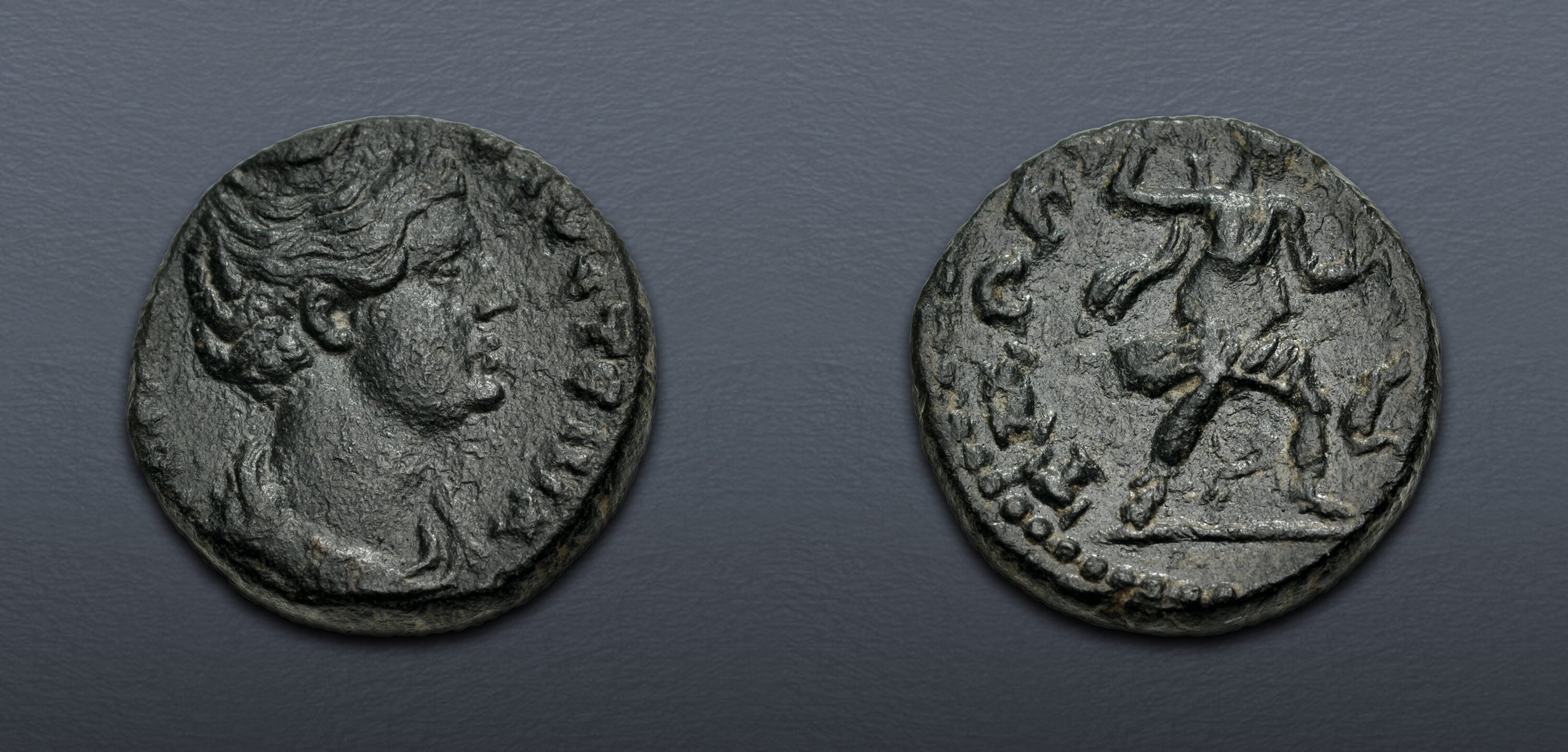 LYDIA, Tmolus. Faustina Senior. Augusta, AD 138-140/1. Æ (15mm, 2.84 g ...