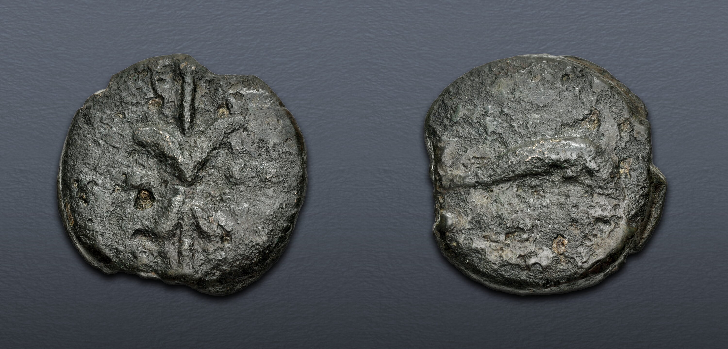 Anonymous. Circa 280 BC. Æ Aes Grave Triens (45mm, 94.80 g, 3h). Rome ...