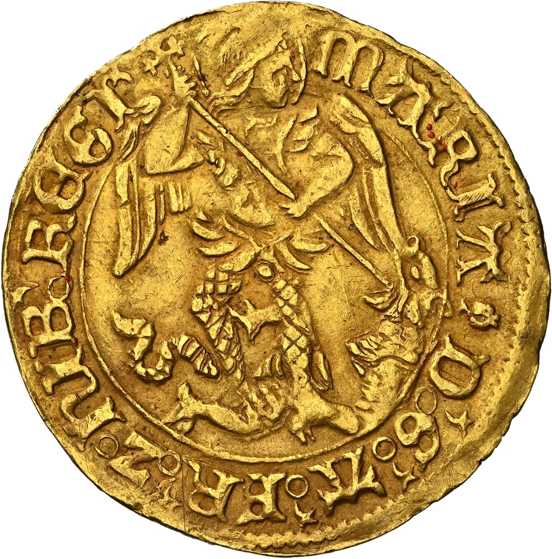NGC AU55 | *Top Pop* | Mary, Solus (1553-1554), Half-Angel or Gold ...