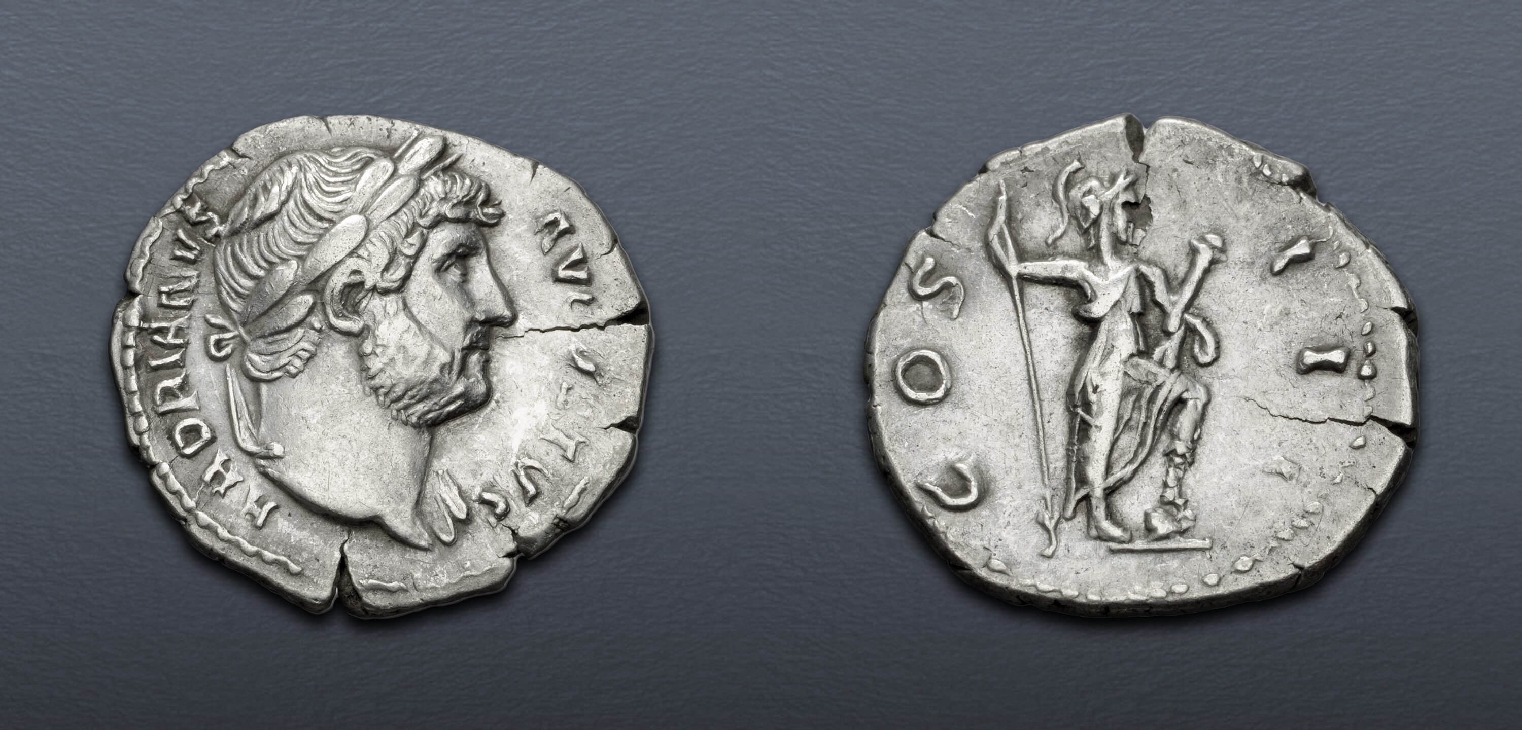 Hadrian. AD 117-138. AR Denarius (19mm, 3.13 g, 6h). Rome mint. Struck ...