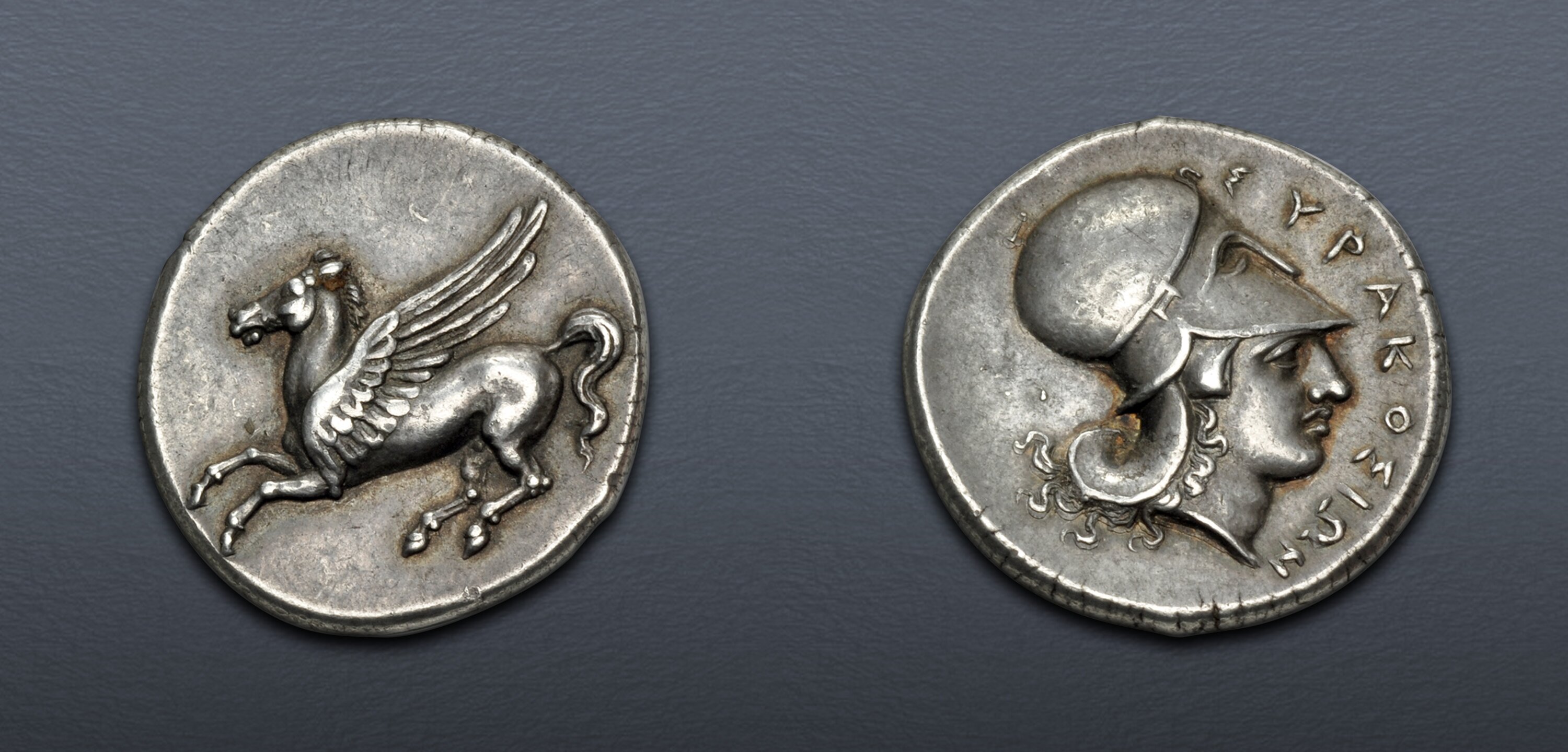 SICILY, Syracuse. Timoleon and the Third Democracy. 344-317 BC. AR ...