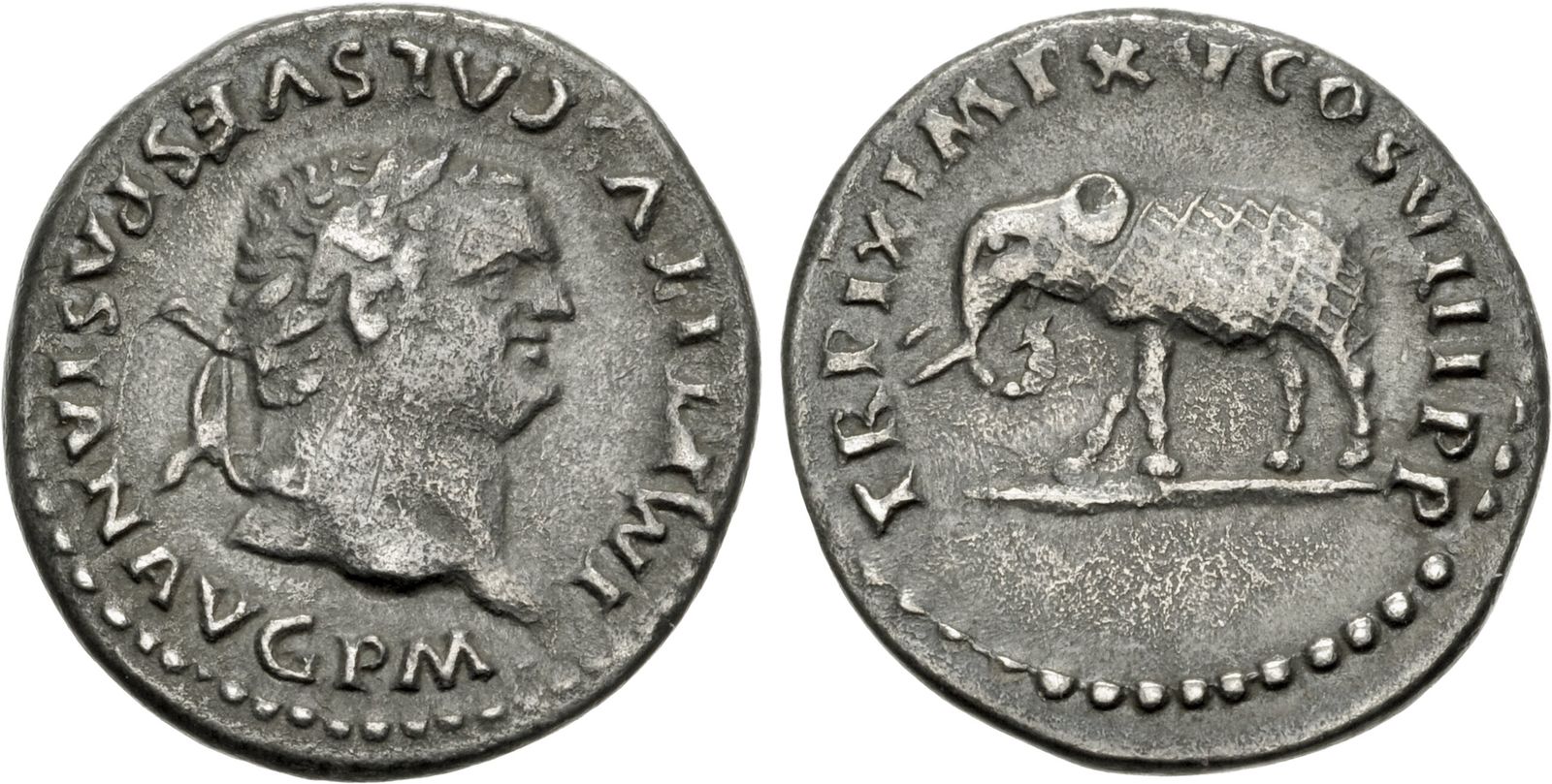 Titus. AD 79-81. AR Denarius (16.5mm, 3.24 g, 6h). Rome mint. Struck 1 ...