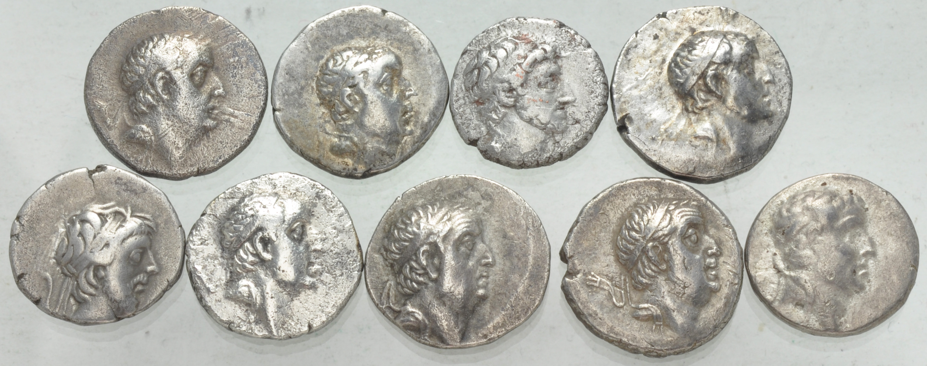 GREEK. Asia Minor. Lot of nine (9) Kings of Cappadoica AR Drachms ...
