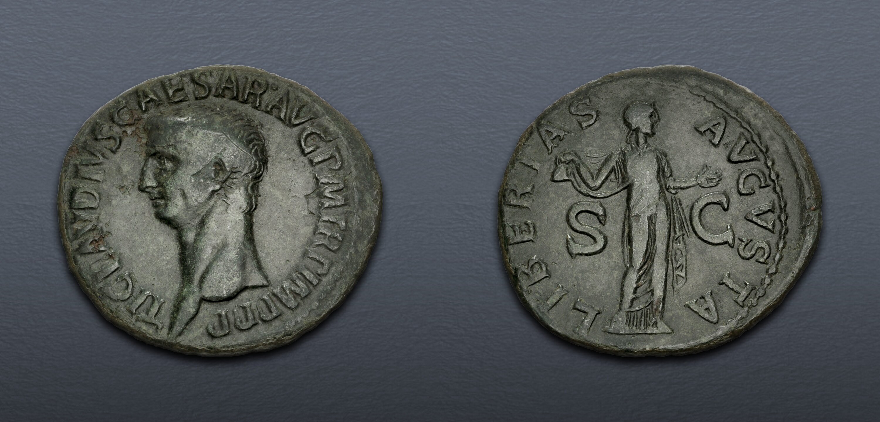 Claudius. AD 41-54. Æ As (30mm, 10.52 g, 6h). Rome mint. Struck AD 42 ...
