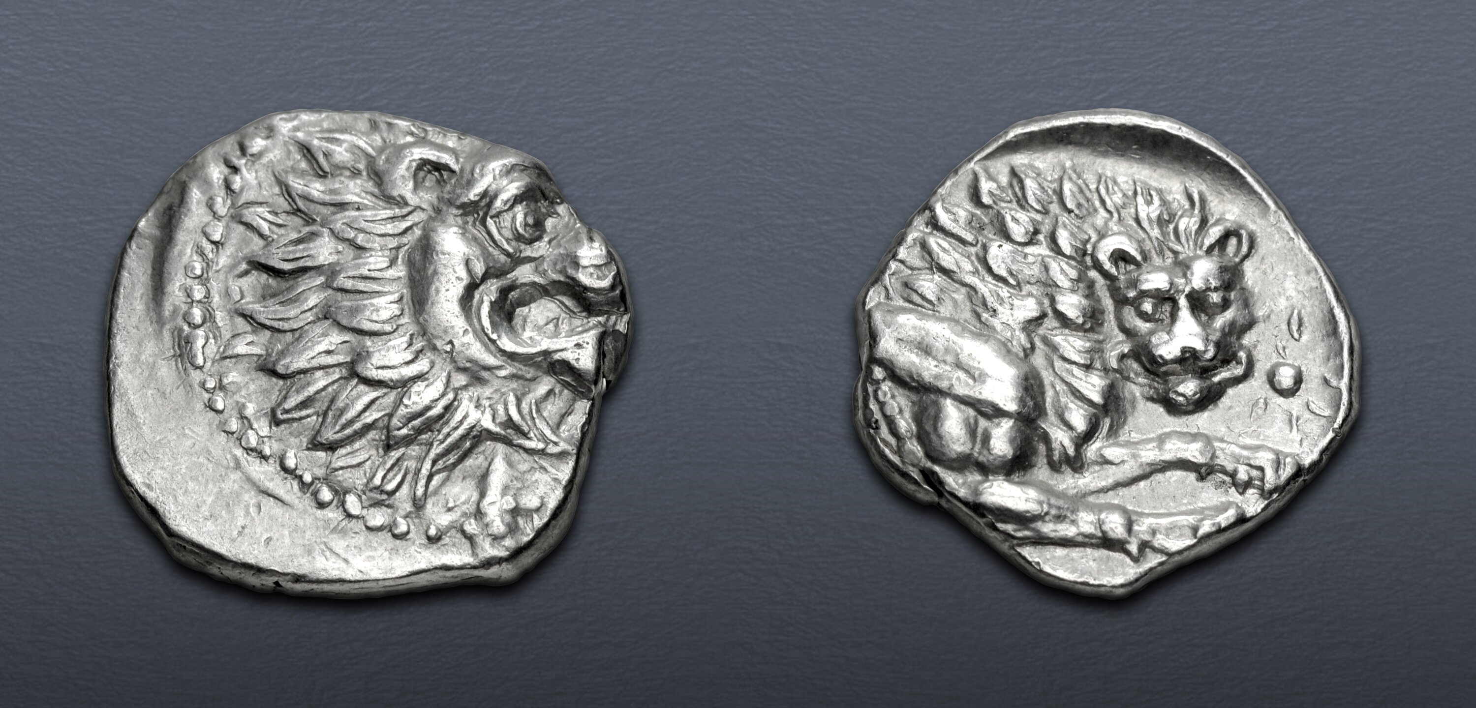 CYPRUS, Amathos. Rhoikos. Circa 350 BC. AR Third Stater – Tetrobol ...