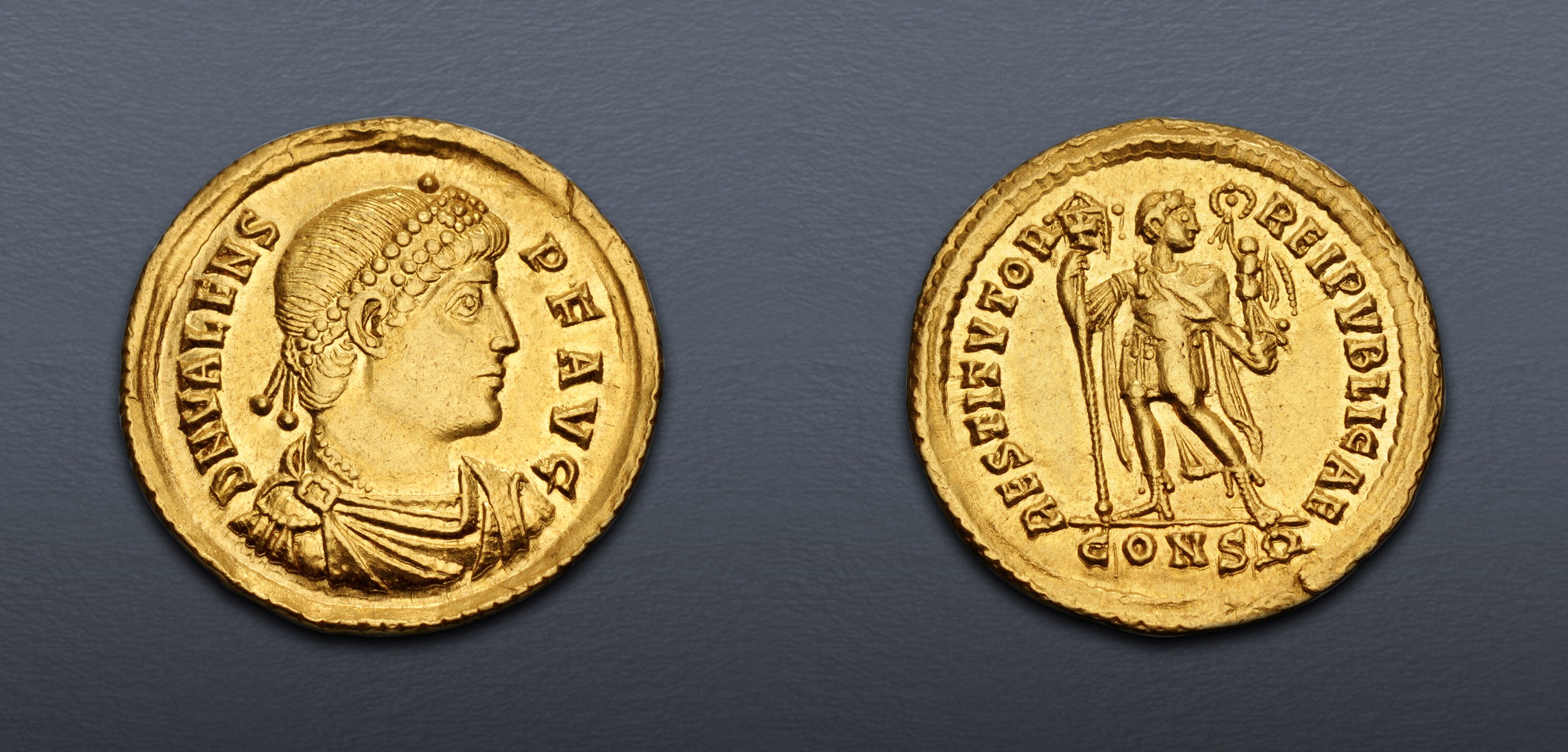 Valens. AD 364-378. AV Solidus (22mm, 4.45 g, 6h). Constantinople mint ...