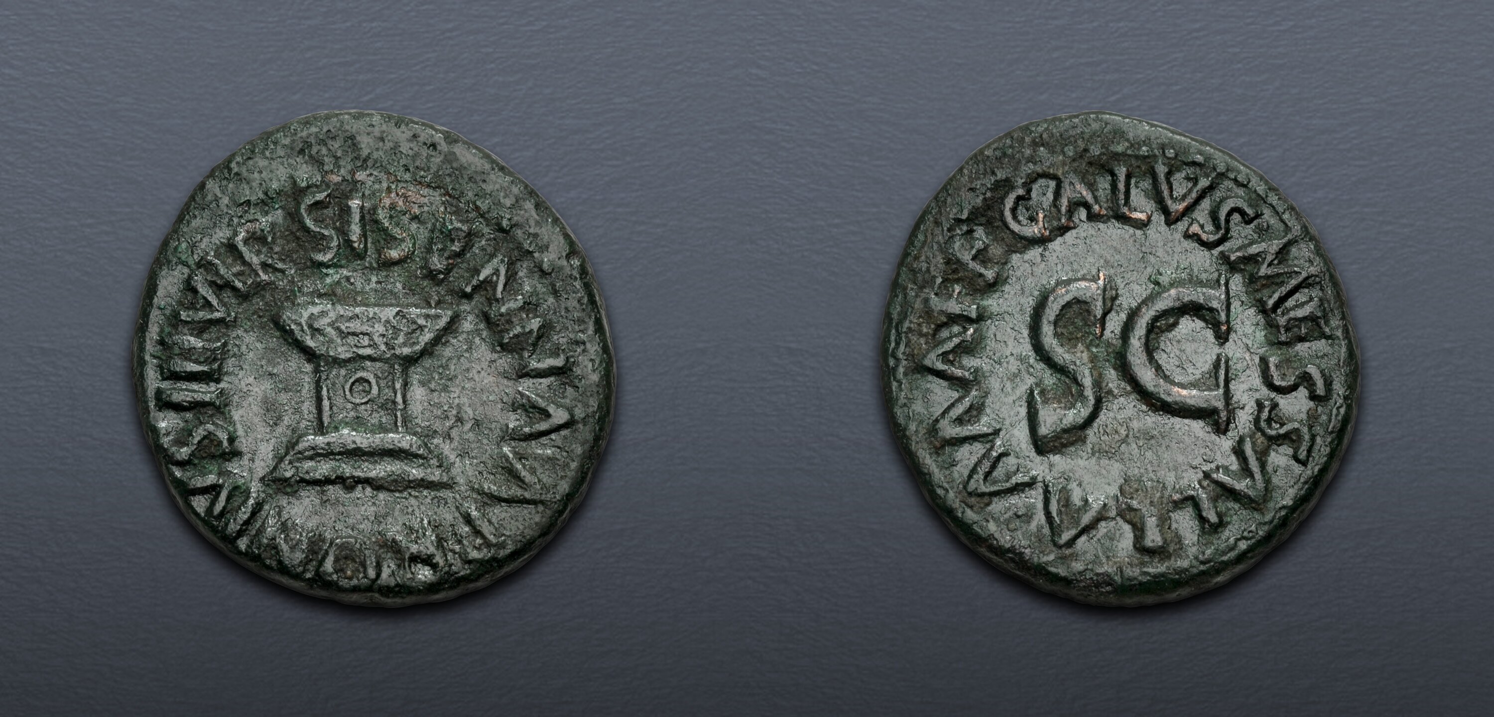 Augustus. 27 BC-AD 14. Æ Quadrans (16.5mm, 2.90 g, 12h). Rome mint ...