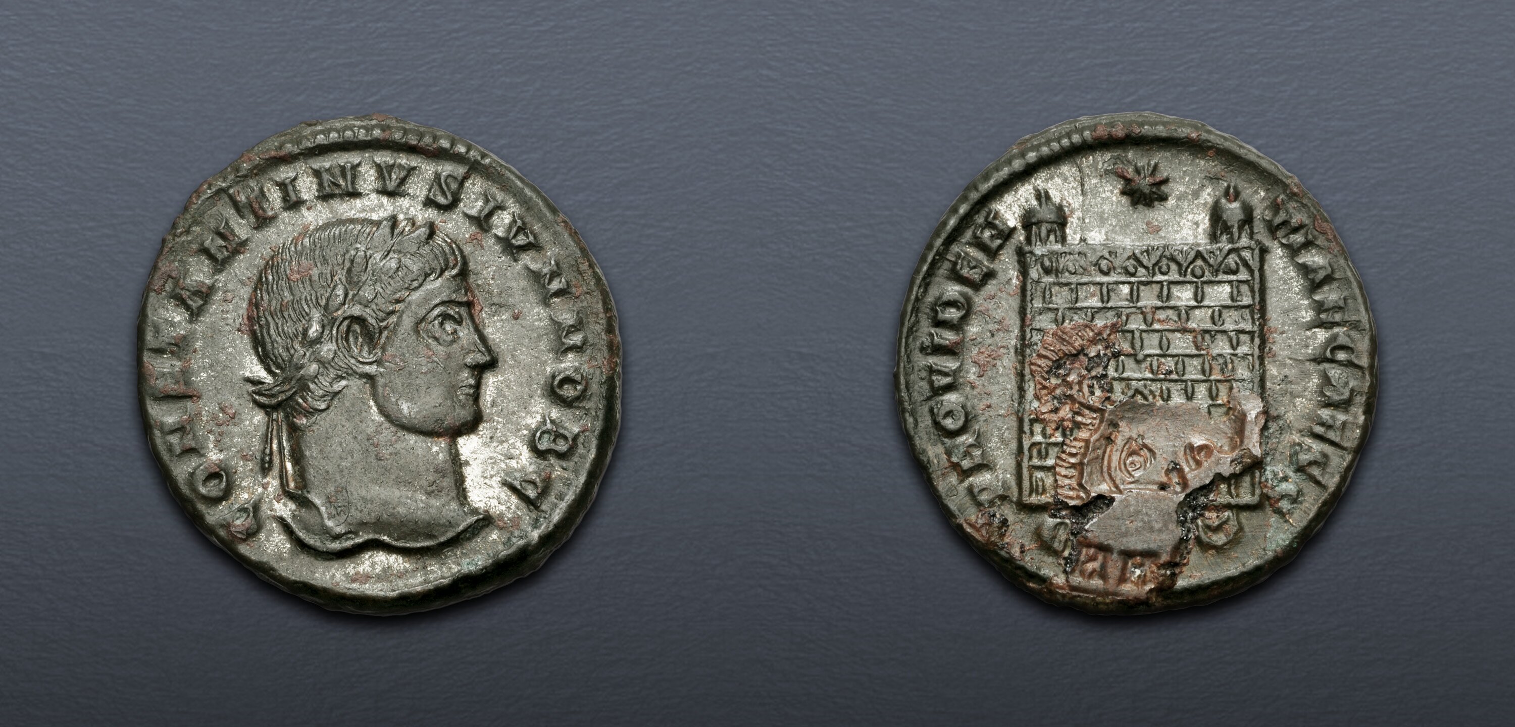 Constantine II. As Caesar, AD 316-337. Æ Follis (17mm, 3.13 g, 1h ...