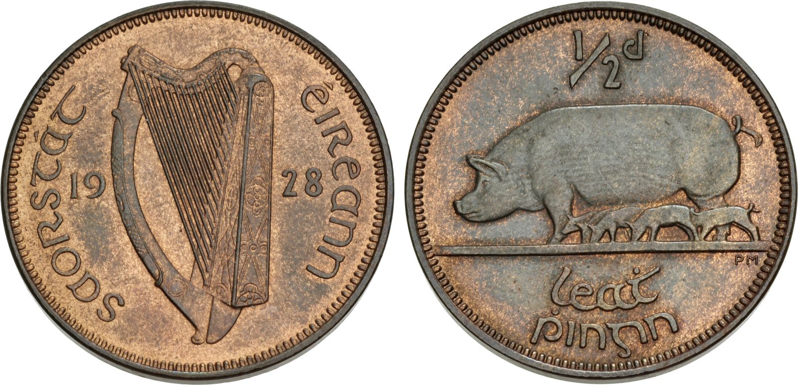 IRELAND, Irish Free State. 1922-1937. Proof Set. London mint. Dated ...