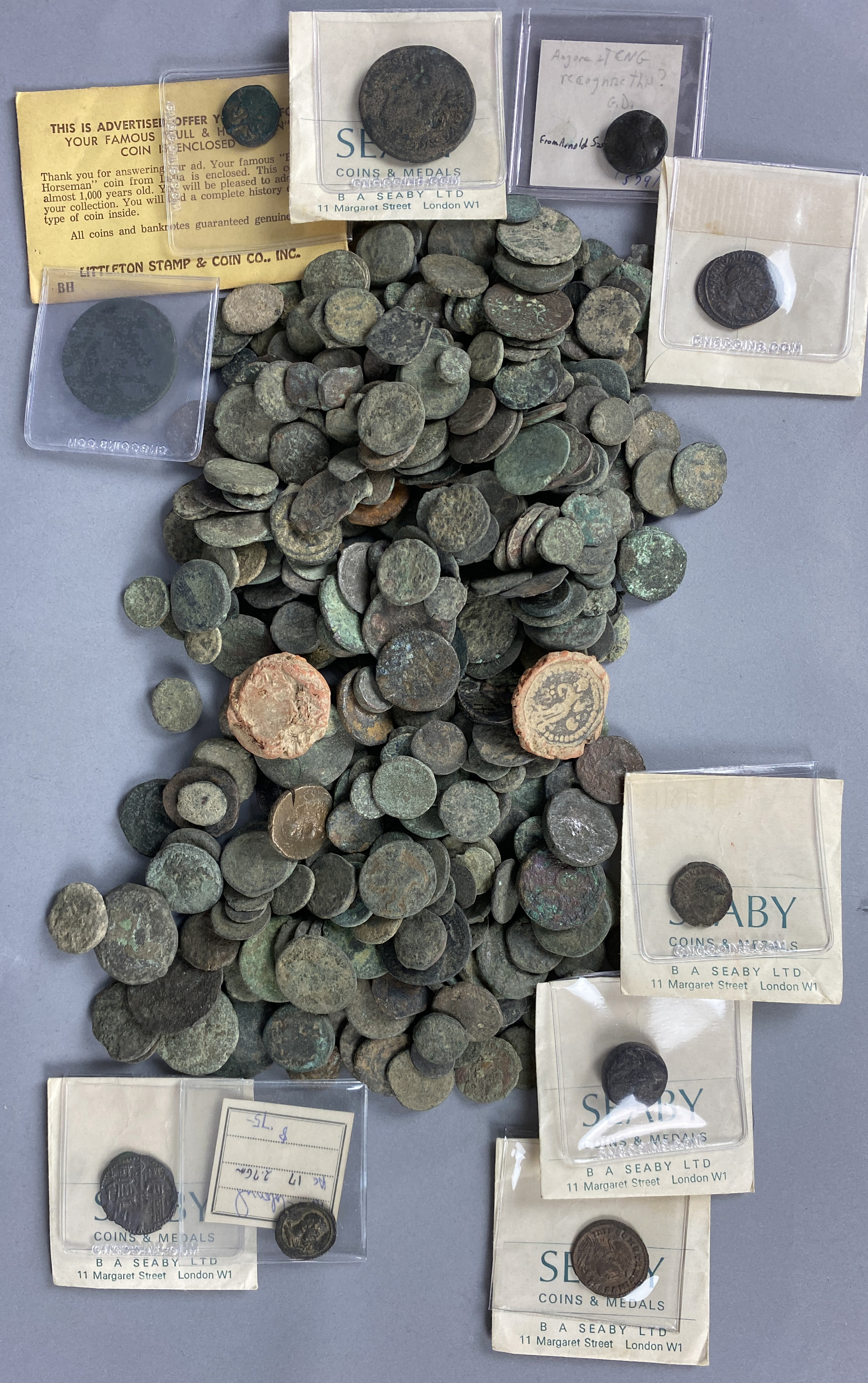 MIXED. Greek - Roman Imperial. Lot of approximately five-hundred-fifty ...