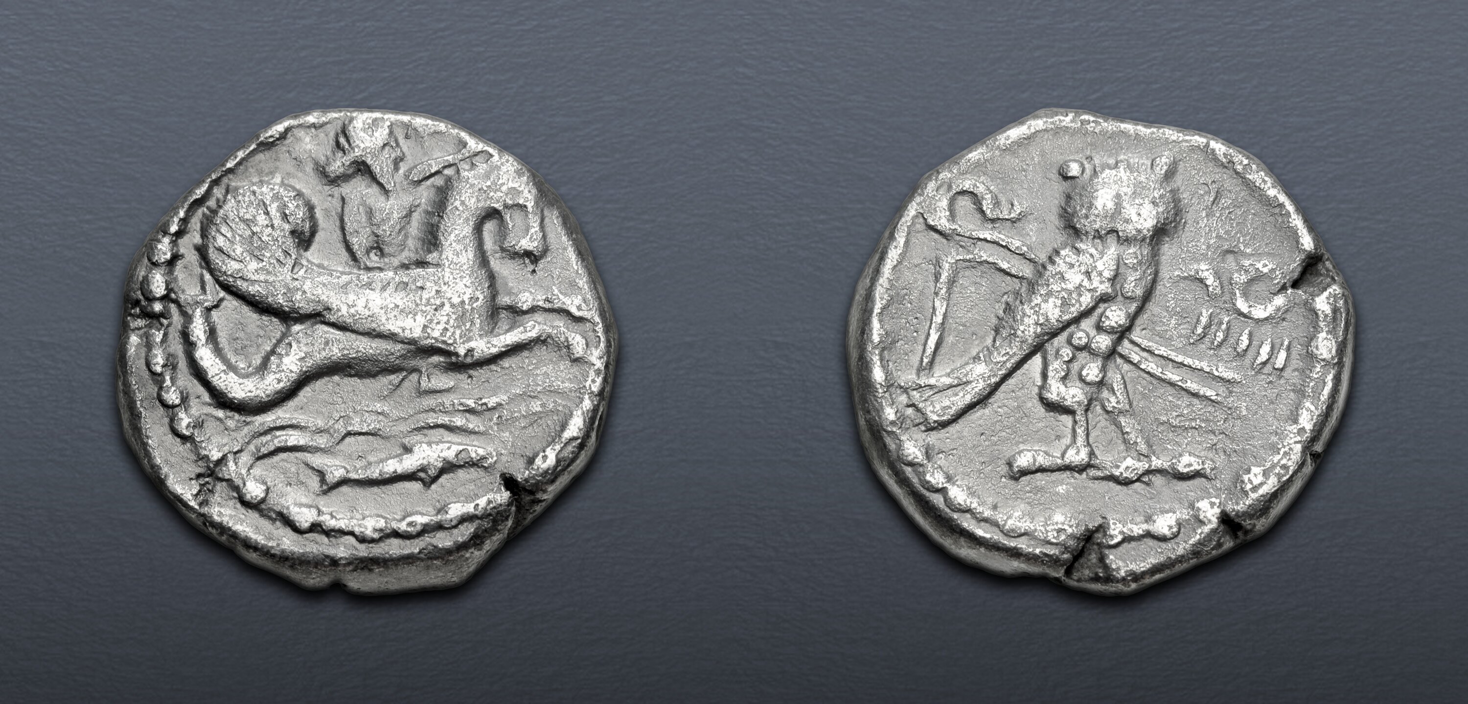 PHOENICIA, Tyre. ‘Ozmilk (Azemilkos). Circa 349-311/0 BC. AR Shekel ...