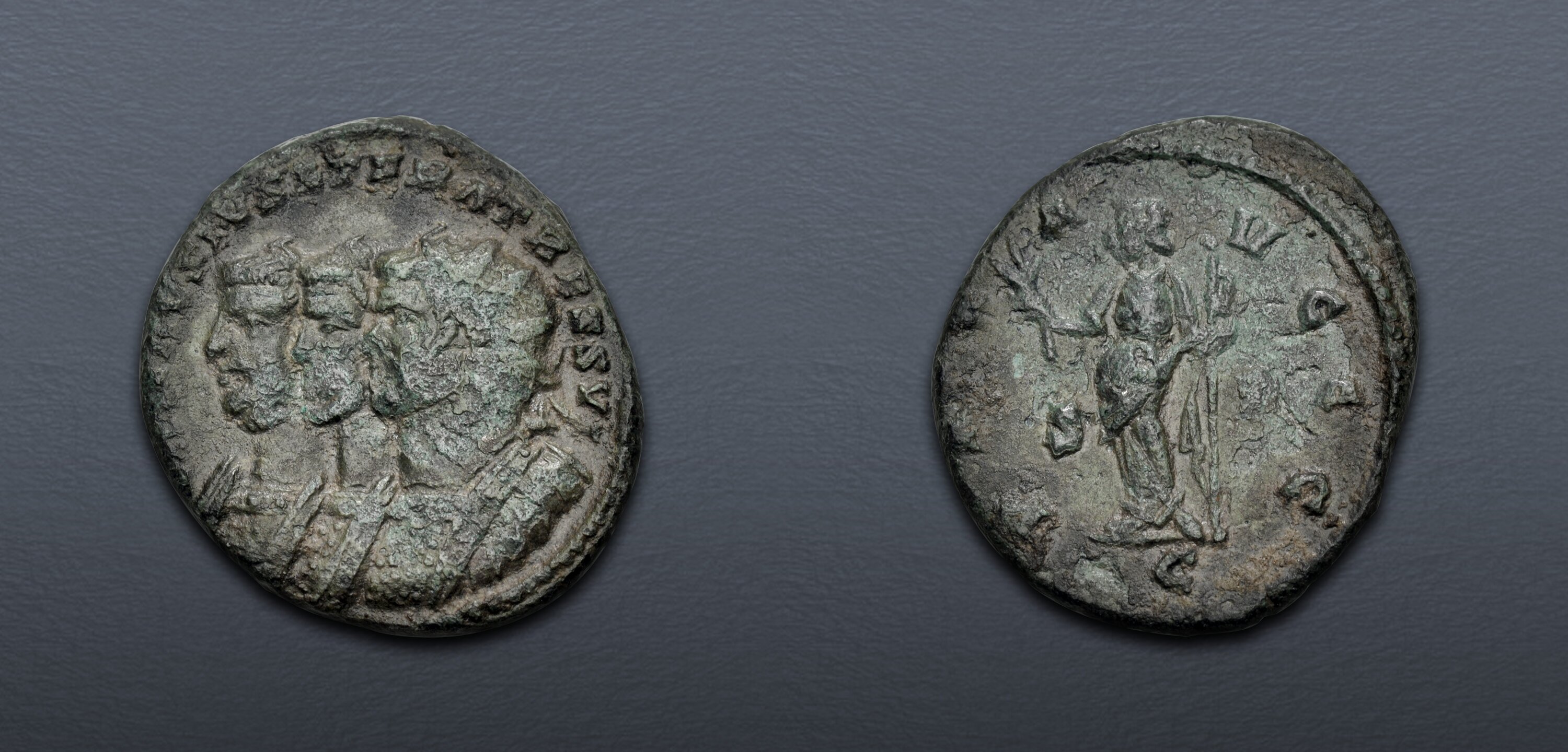 Carausius. Romano-British Emperor, AD 286-293. Antoninianus (20.5mm, 4. ...