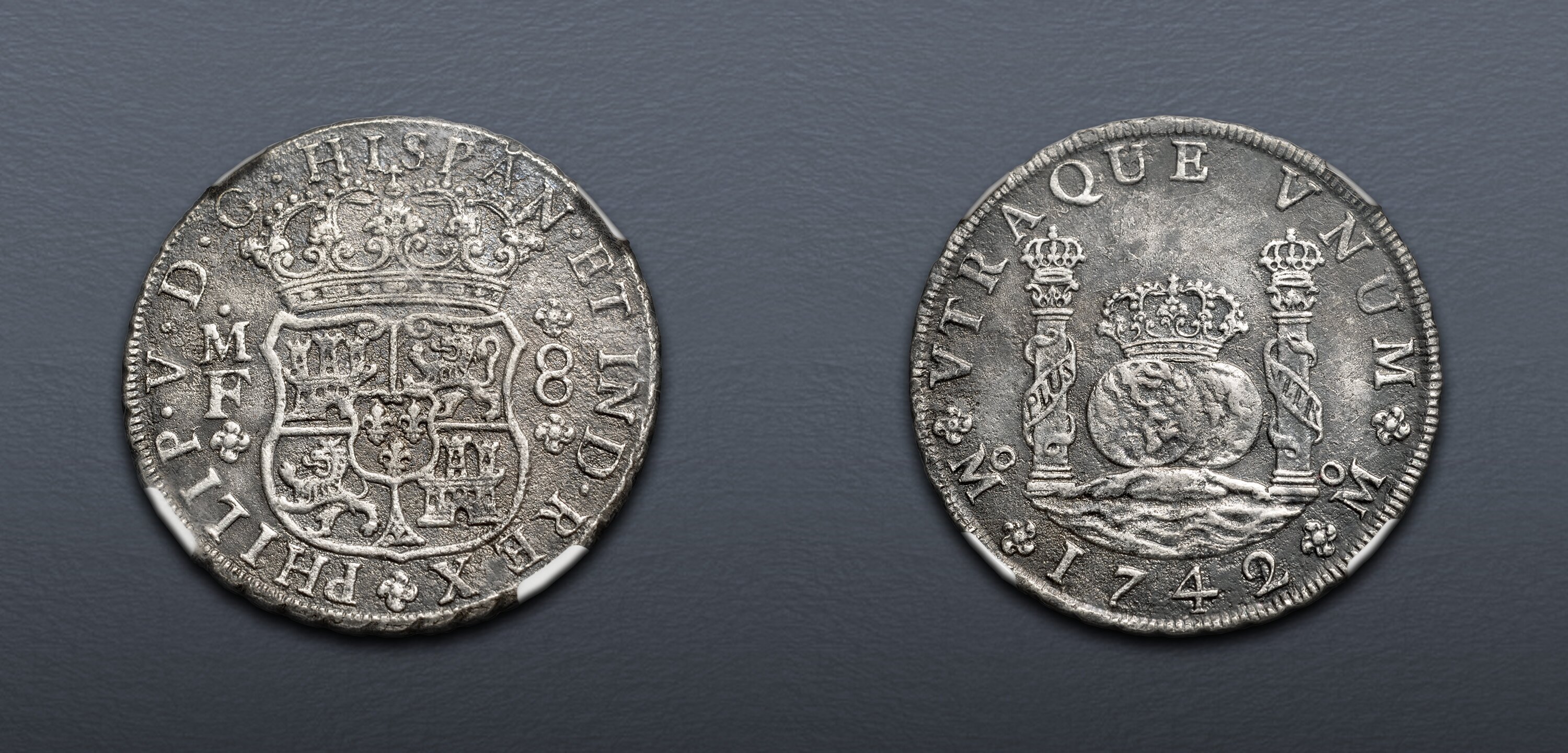 MEXICO, Colonial. Felipe V. King of Spain, second reign, 1724-1746. AR ...