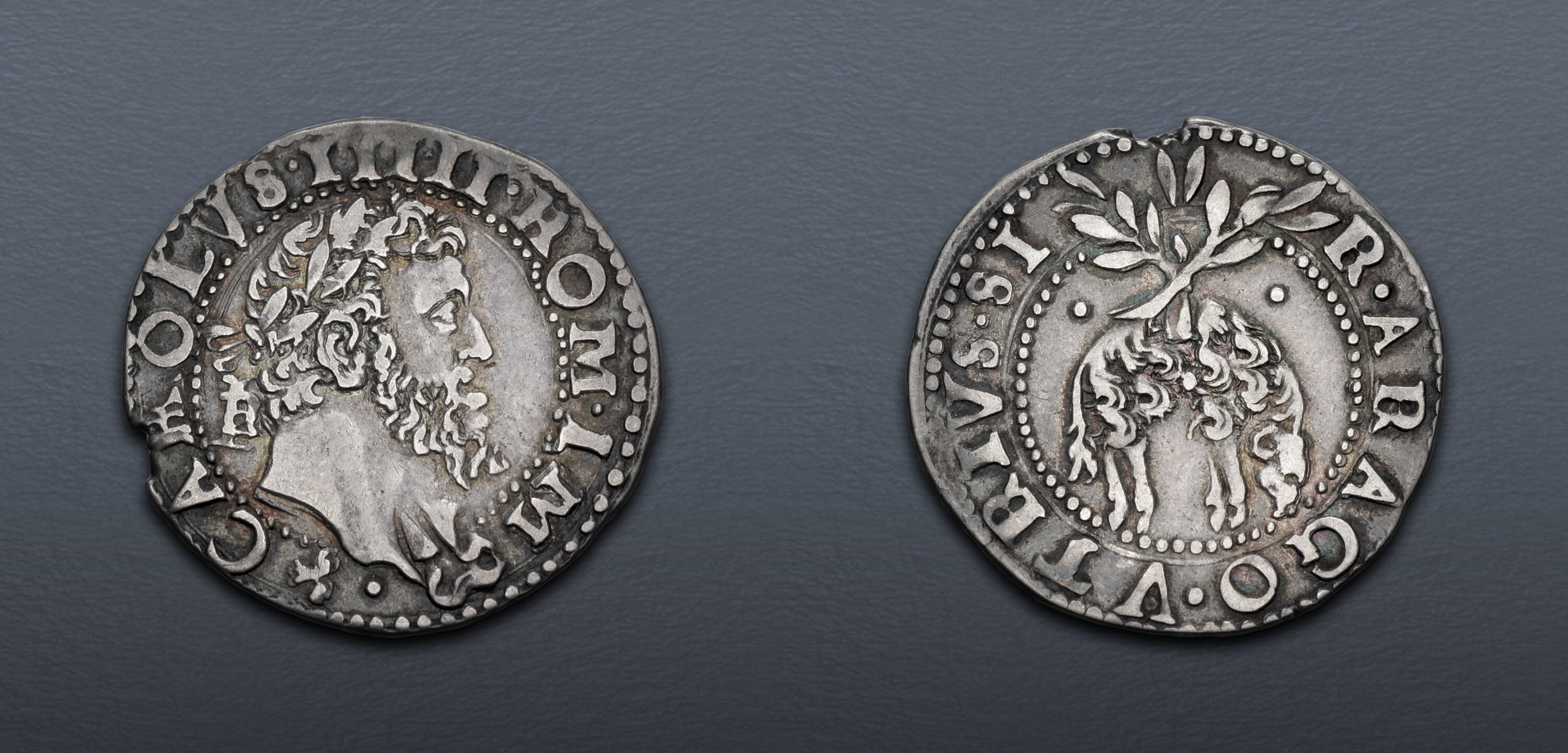 ITALY, Napoli (Kingdom). Carlo I di Spagna (Carlo V, Sacro Romano ...