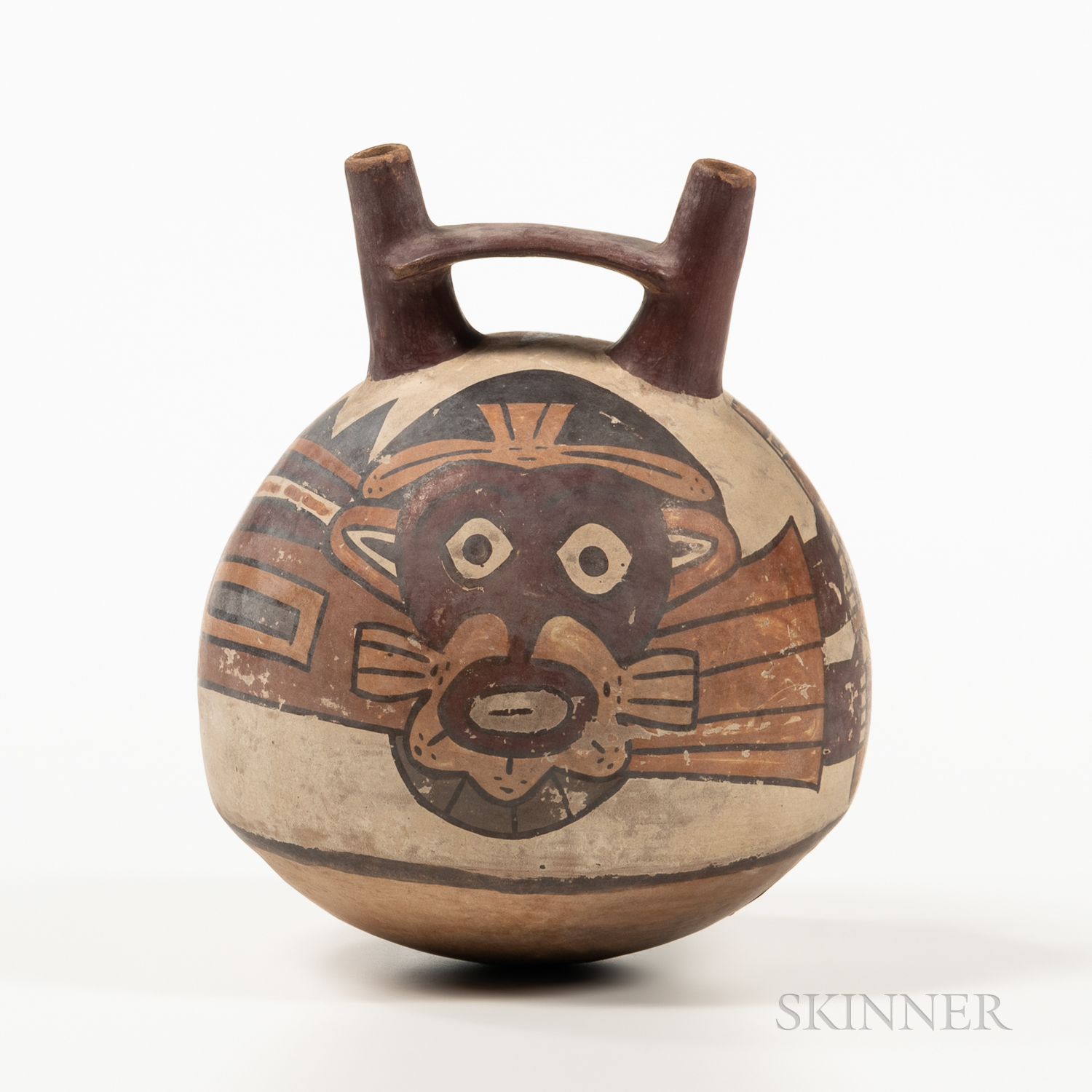 Large Nazca Stirrup Spout Vessel | Barnebys