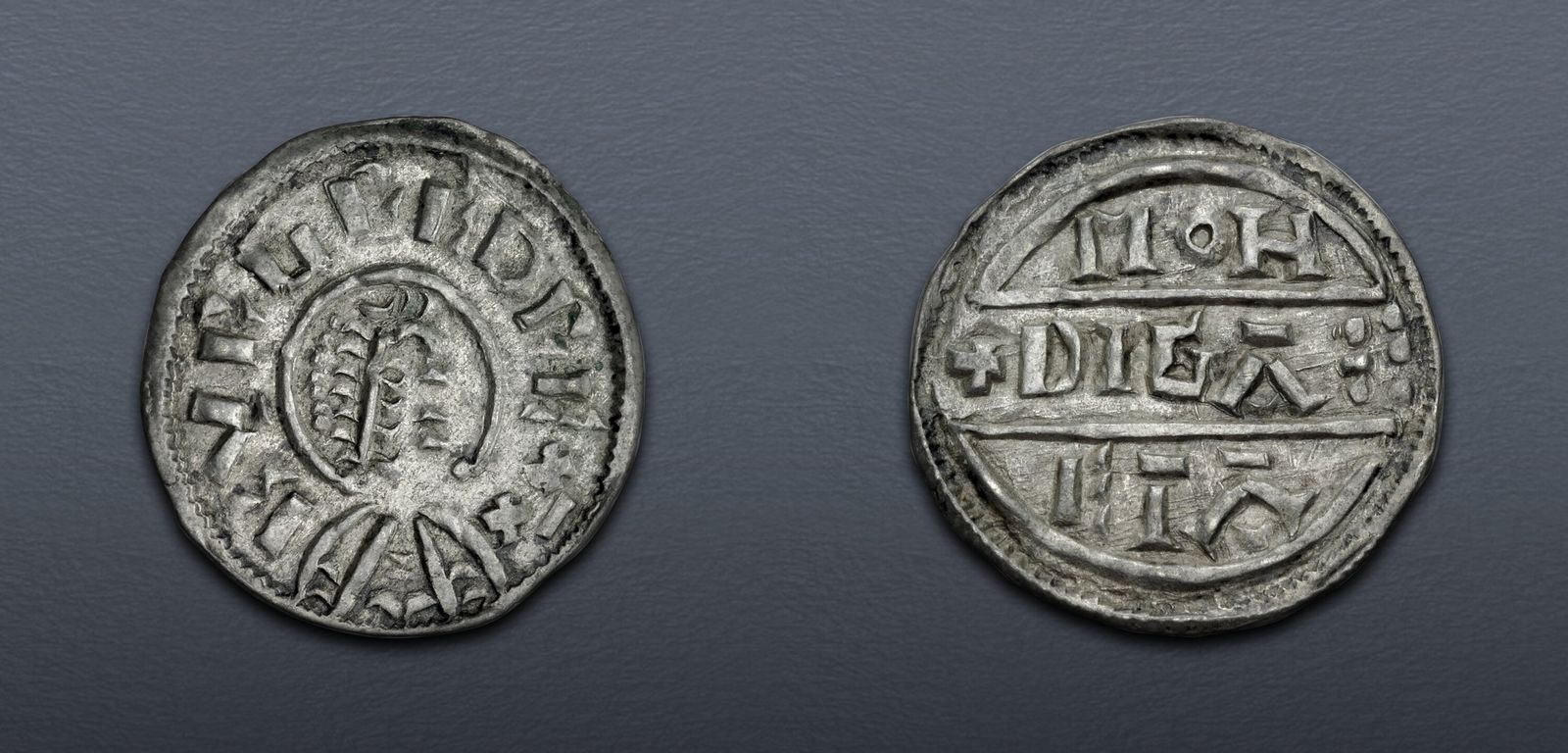 ANGLO-SAXON, Kings of Mercia. Burgred. 852-874. AR Penny (20mm, 1.40 g ...