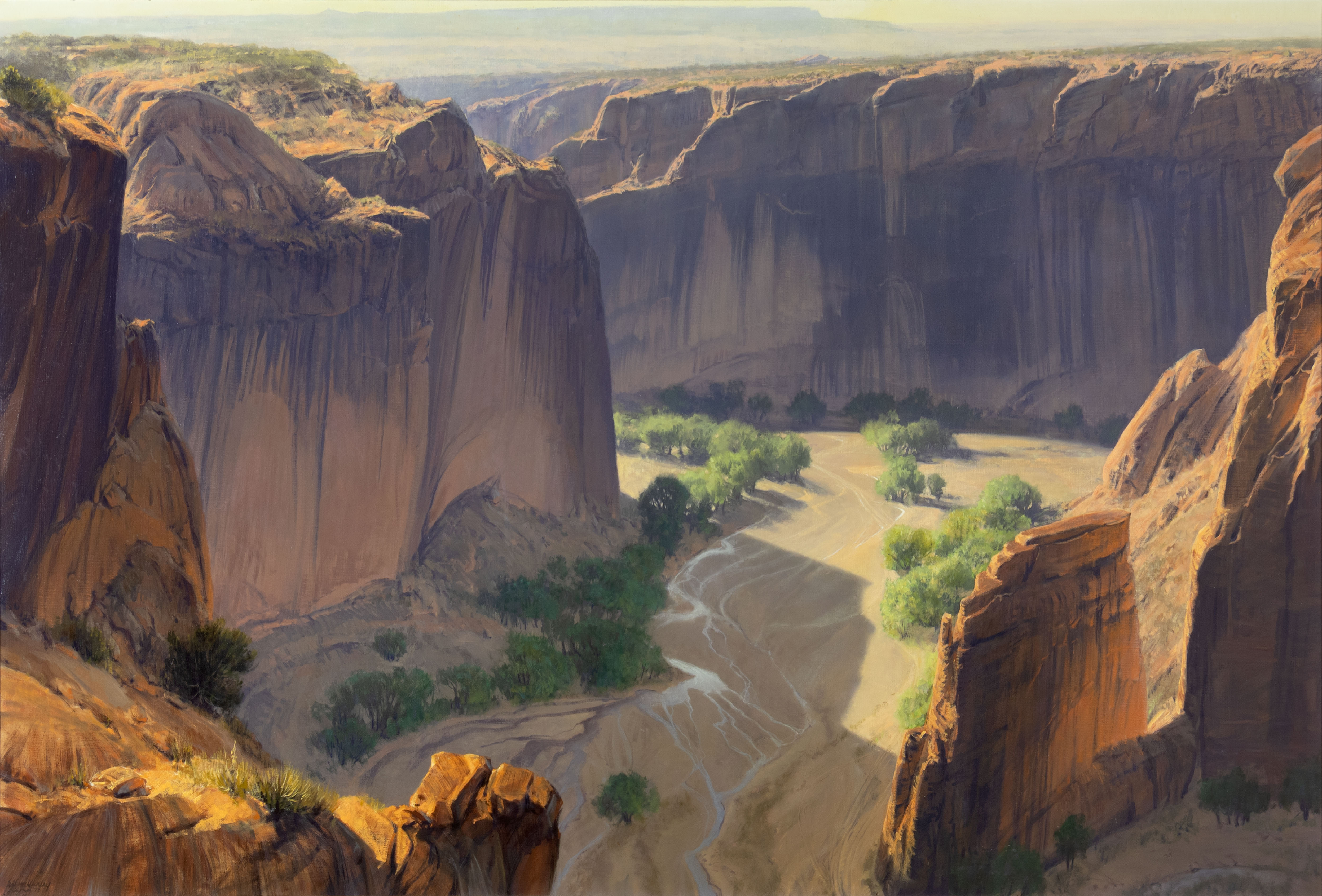 Wilson Hurley (1924-2008), Canyon de Chelly, Late Afternoon, 1975 ...