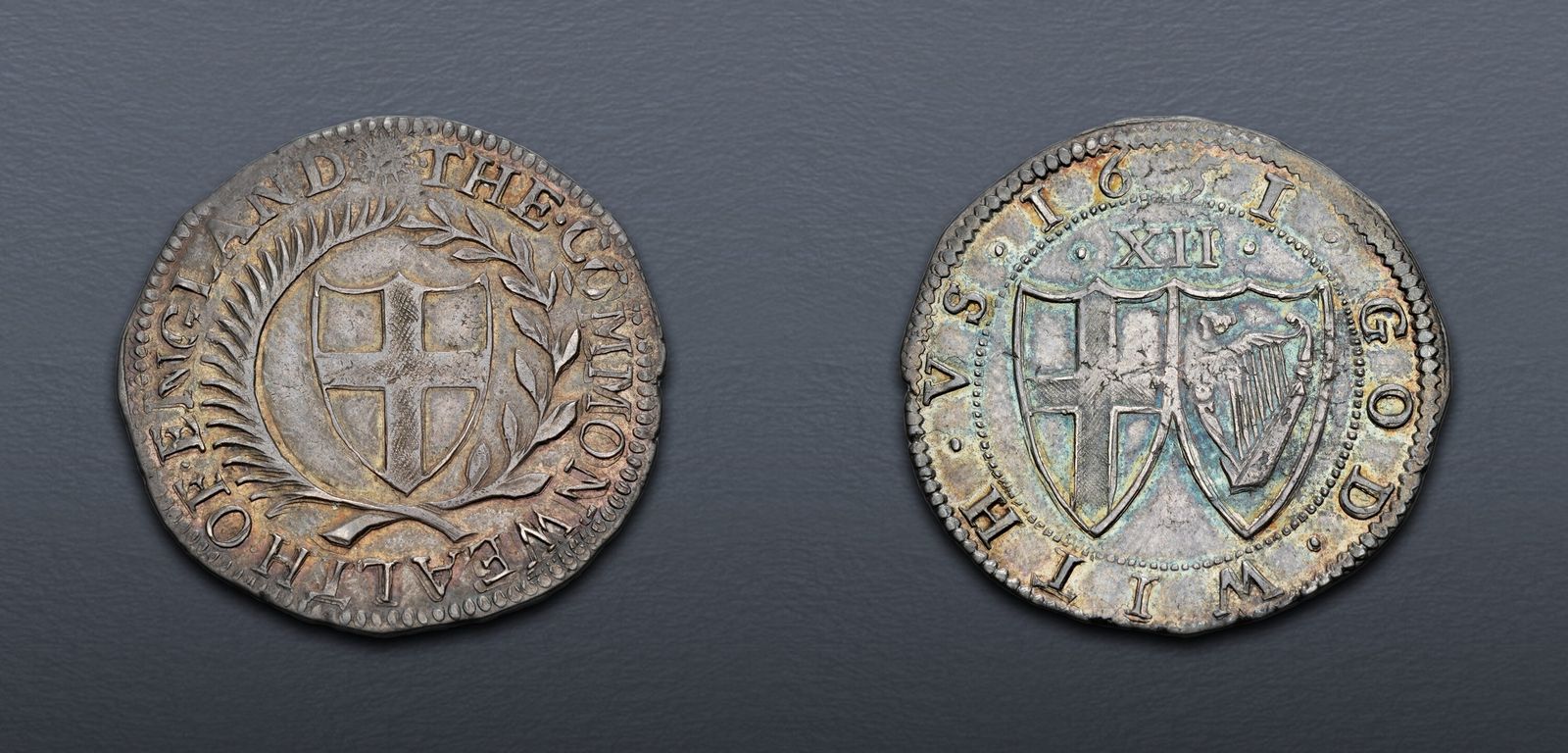 COMMONWEALTH. 1649-1660. AR Shilling (32mm, 6.18 g, 12h). Tower (London ...