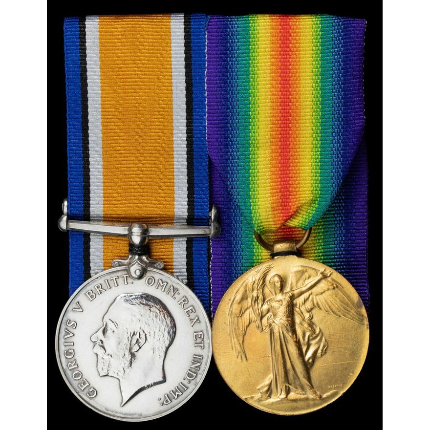 Pair: Corporal S. H. Hoare, Army Service Corps British War and Victory ...