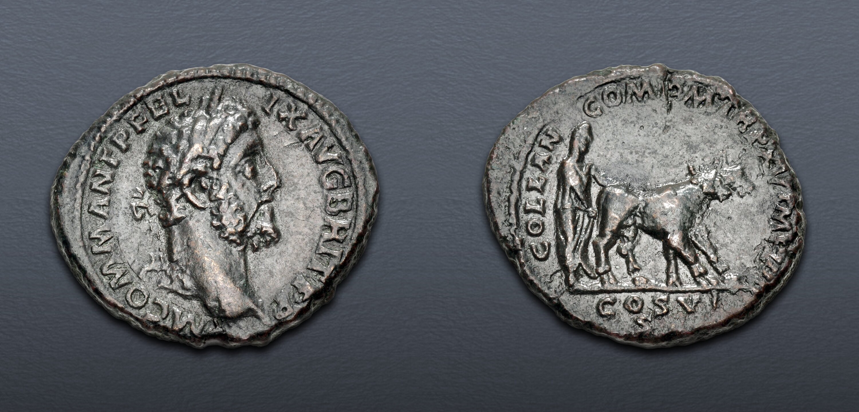 Commodus. AD 177-192. Æ As (27mm, 10.54 g, 6h). Rome mint. Struck AD ...