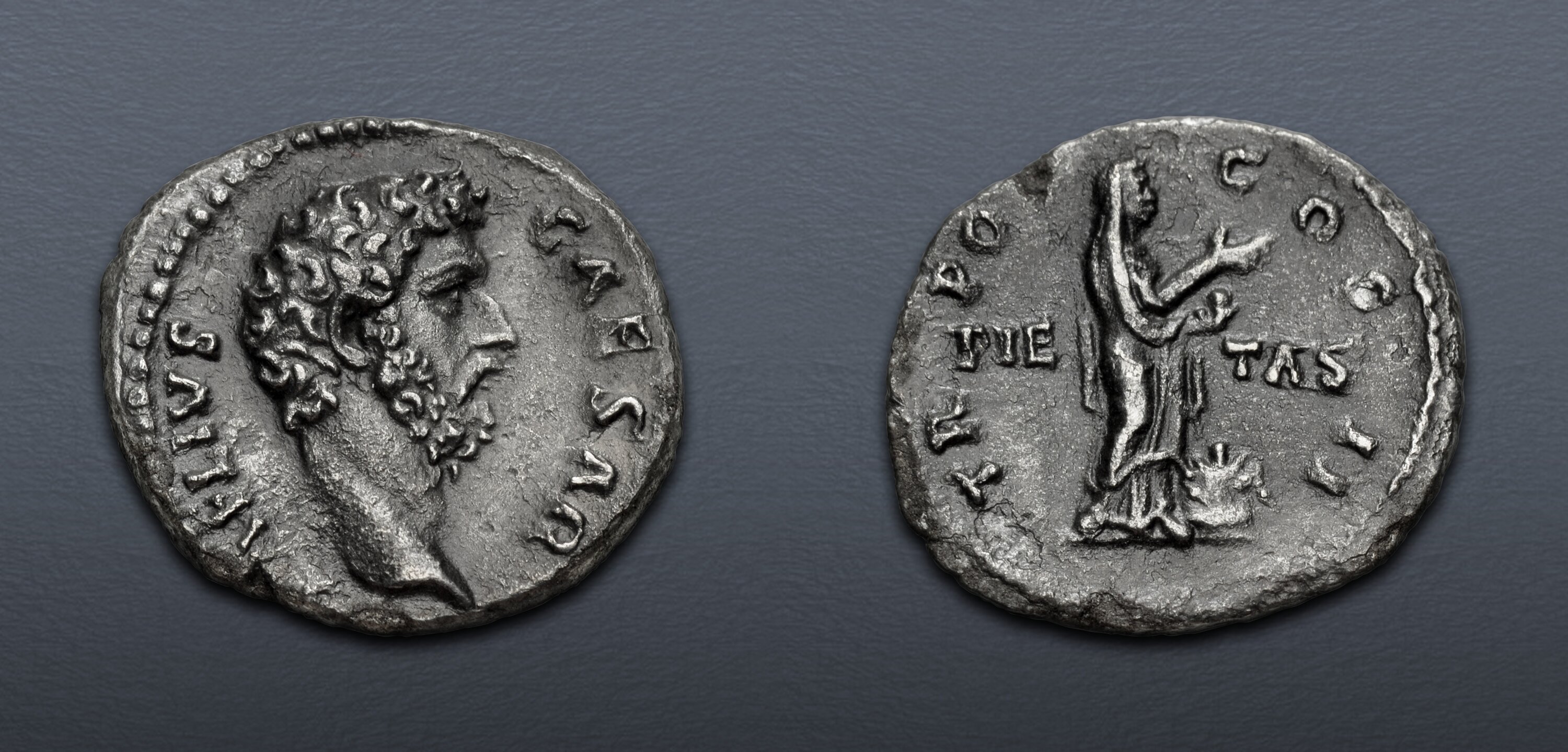 Aelius. Caesar, AD 136-138. AR Denarius (17.5mm, 2/95 g, 6h). Rome mint ...