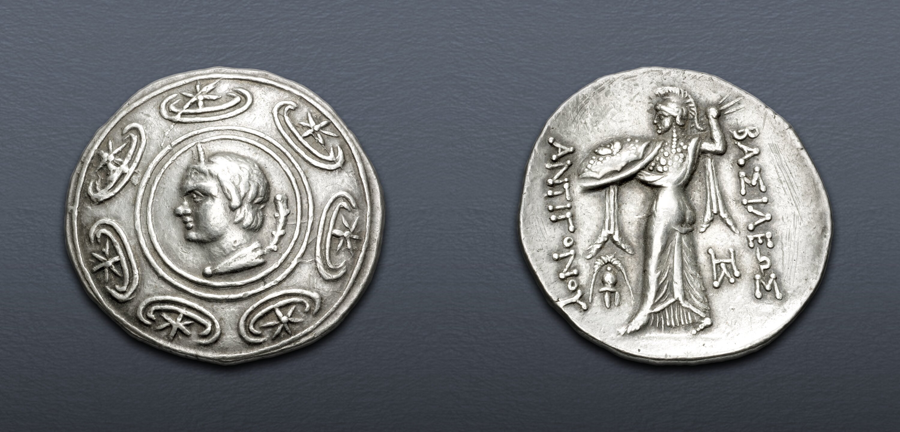 KINGS of MACEDON. Antigonos II Gonatas. 277/6-239 BC. AR Tetradrachm ...