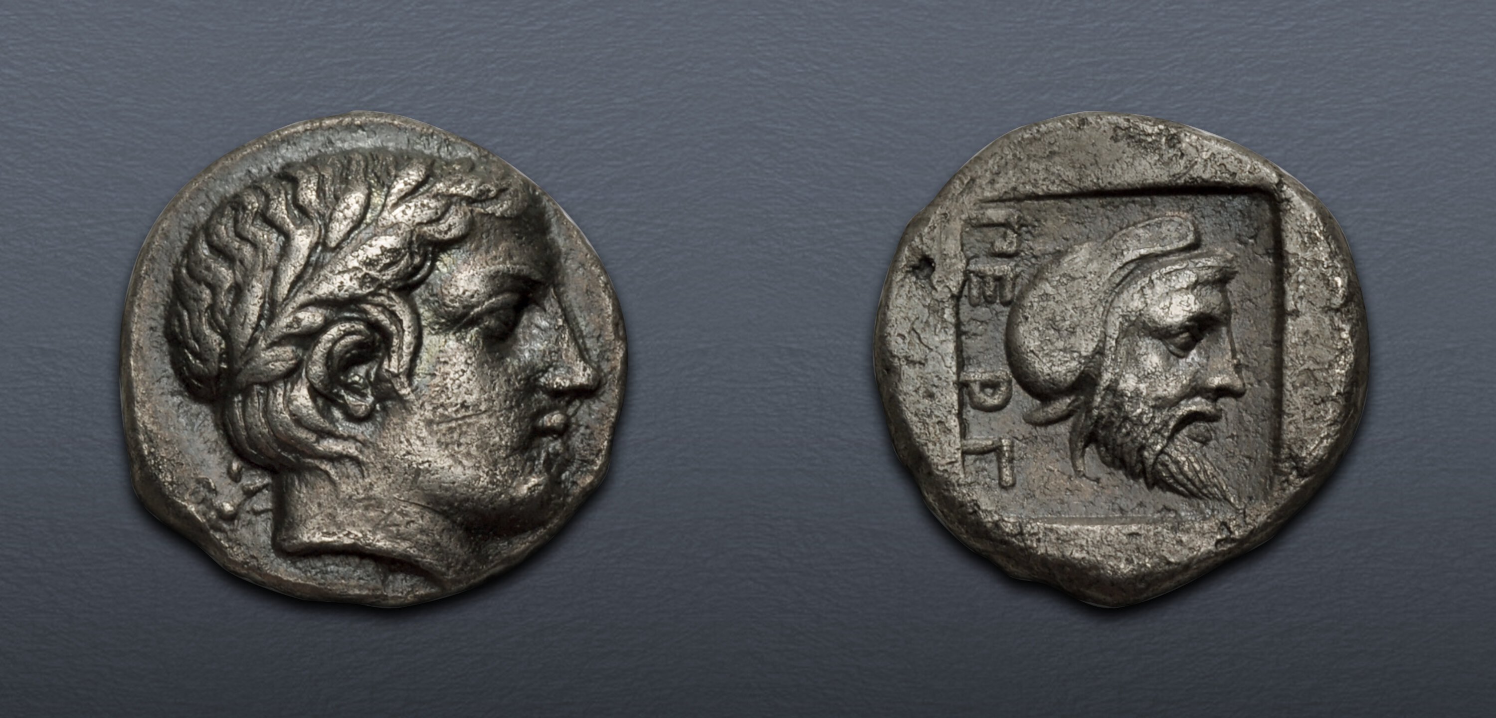 MYSIA, Pergamon. Circa 400 BC. AR Hemidrachm (11mm, 1.72 g, 11h). Chian ...