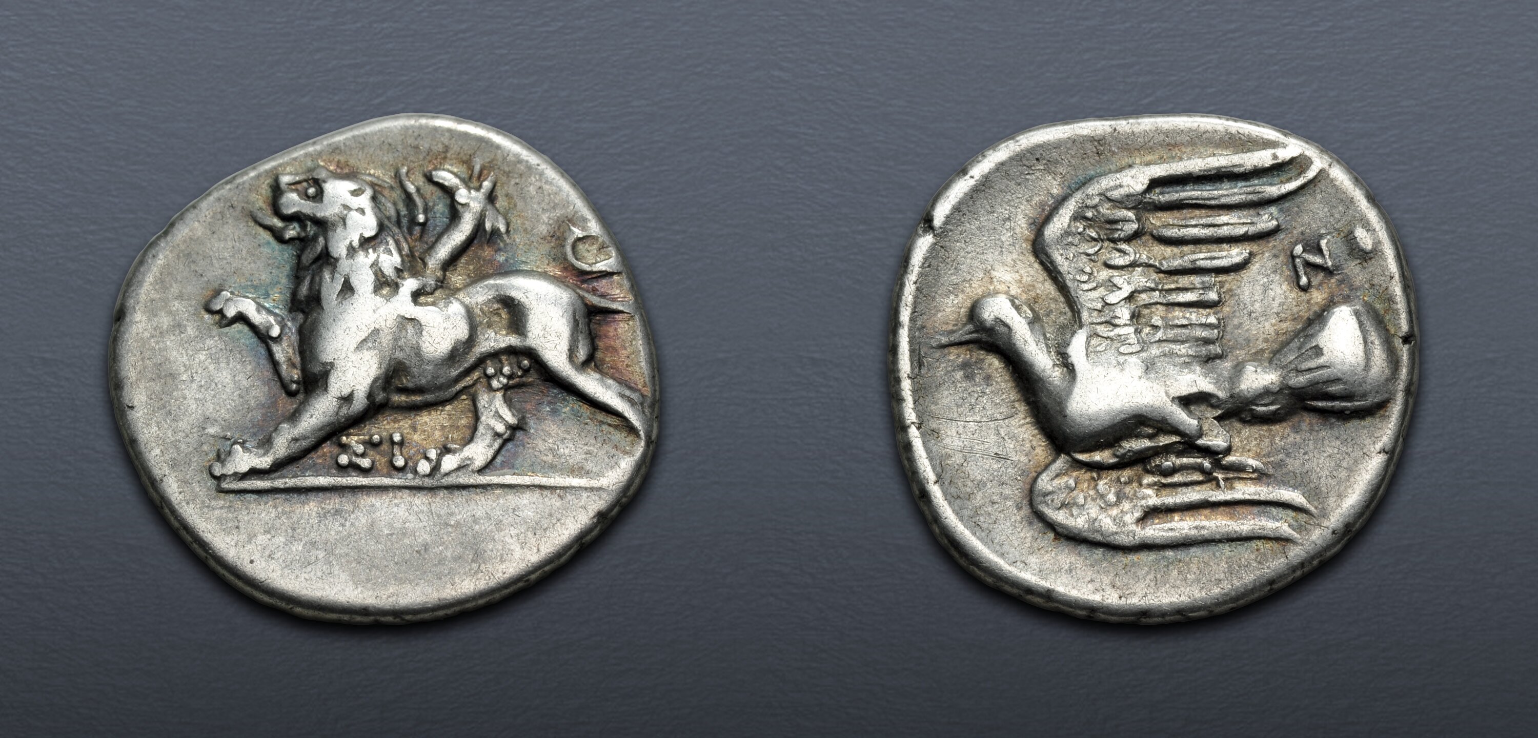 SIKYONIA, Sikyon. Circa 330/20-280 BC. AR Triobol – Hemidrachm (16.5mm ...