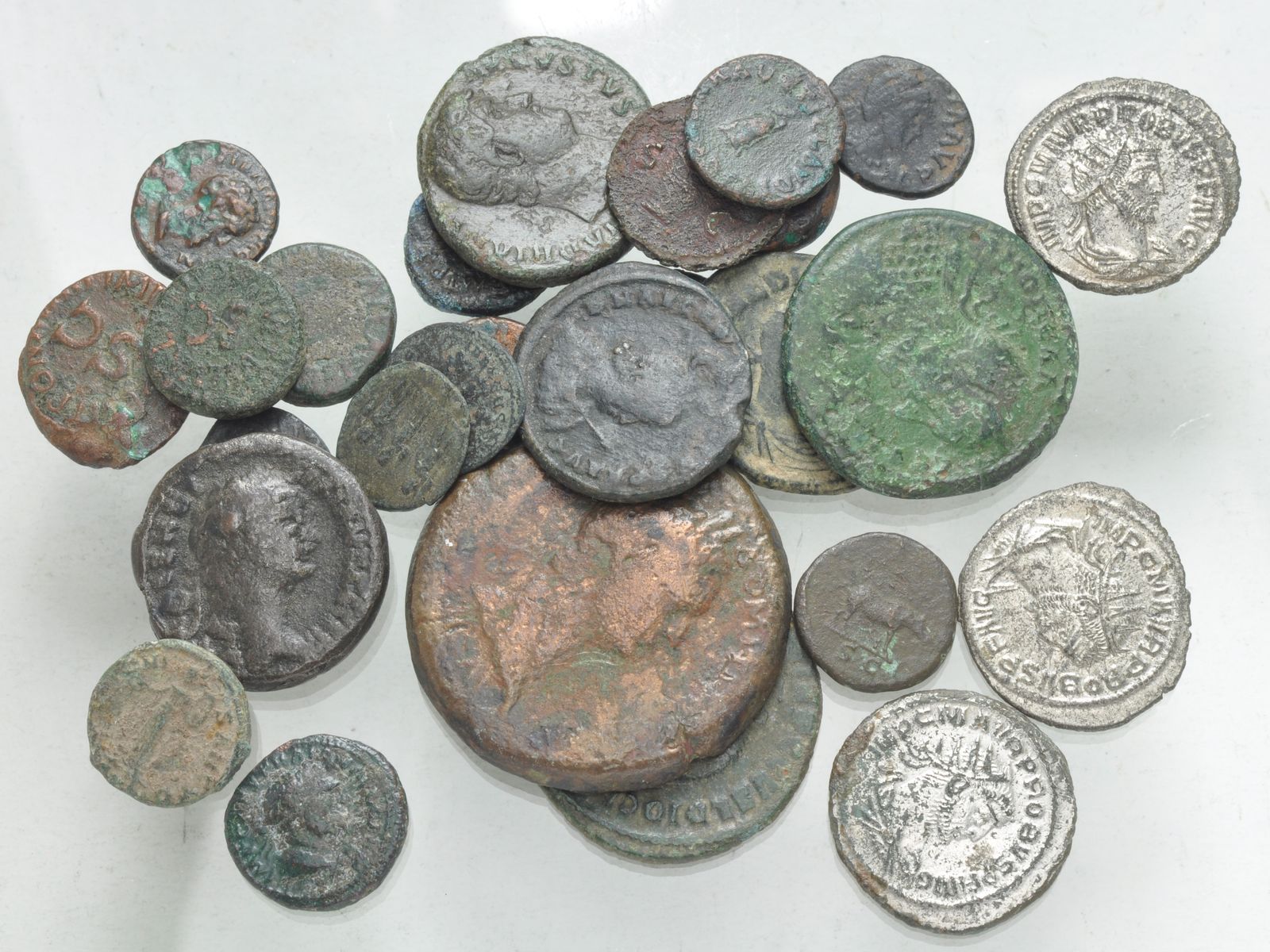 ROMAN. Provincial-Imperial. Lot of twenty-six (26) mostly bronze issues ...