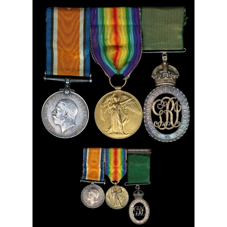 The Great War trio awarded to Captain G. A. MacDonald, 7th Canadian ...